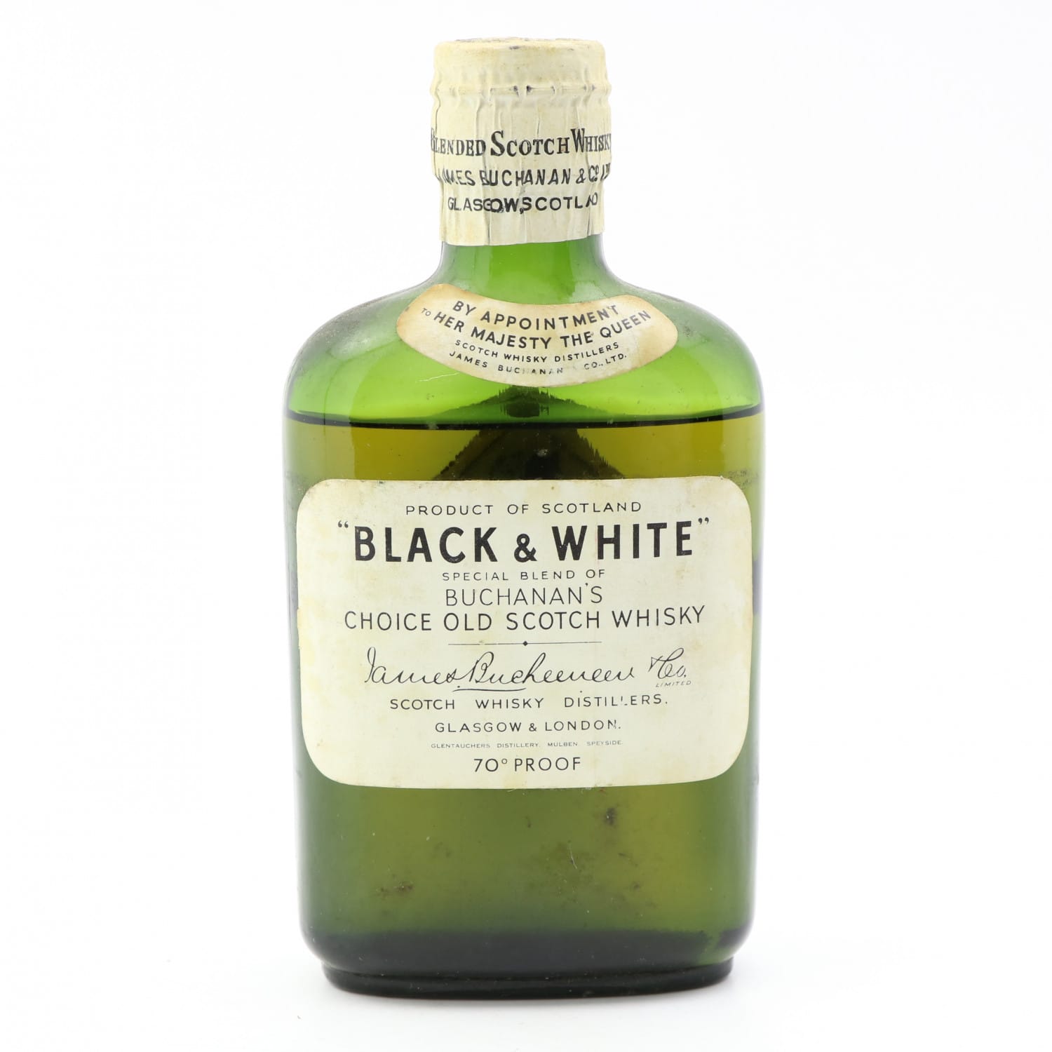 Black & White Spring Cap | The 150th Auction | Scotch Whisky Auctions