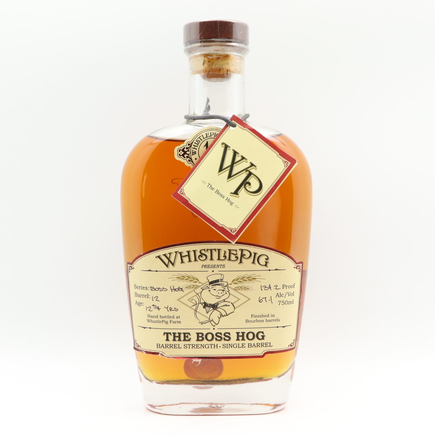 Whistlepig 12 Year Old Boss Hog Barrel Strength 75cl | The 136th ...