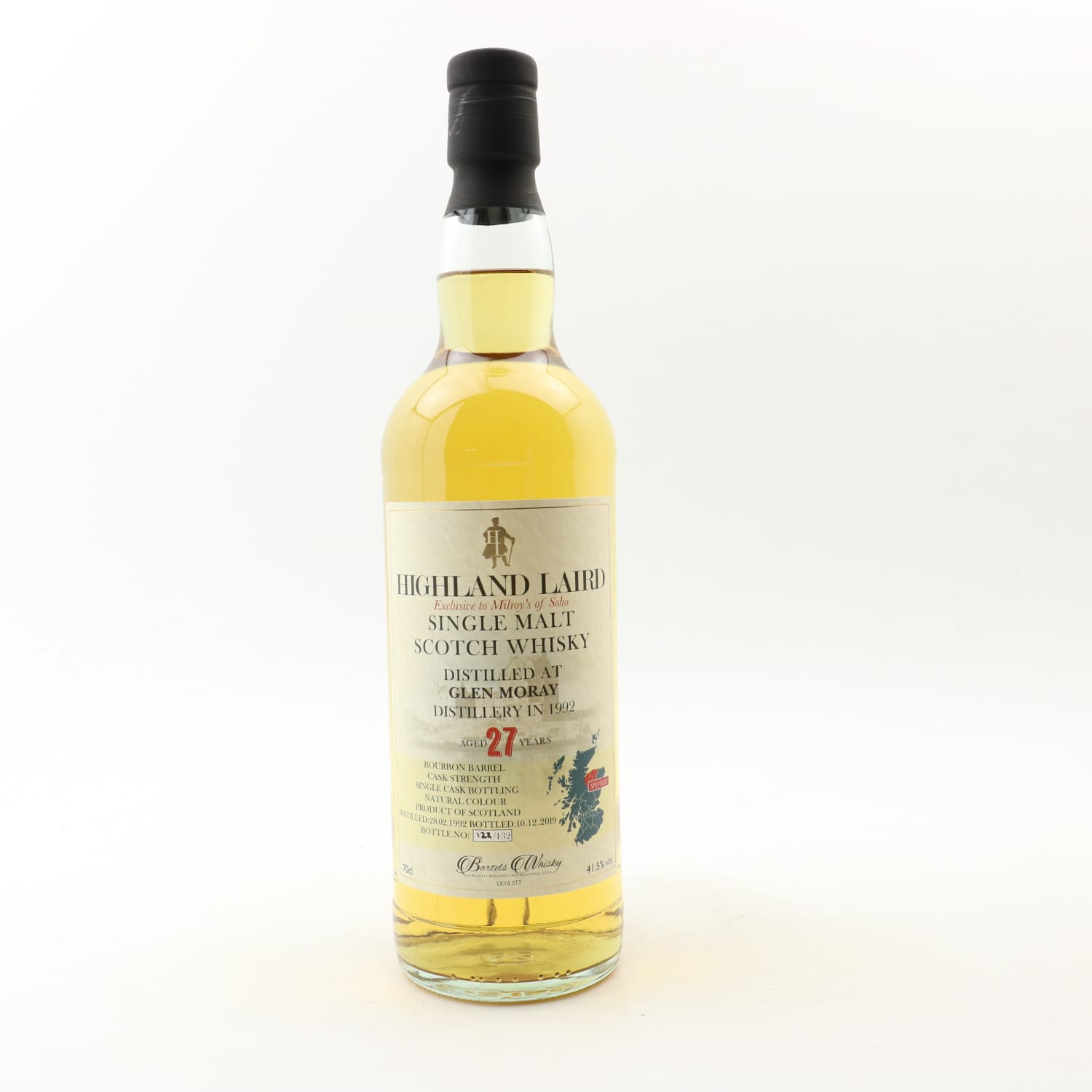 Glen Moray 1992 27 Year Old Highland Laird Milroy’s Of Soho | The 168th ...