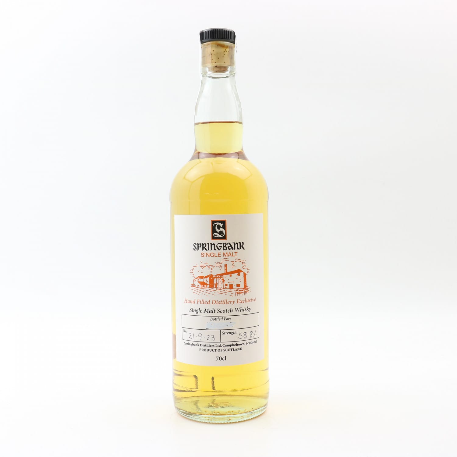 Springbank Hand Filled Distillery Exclusive | The 149th Auction ...