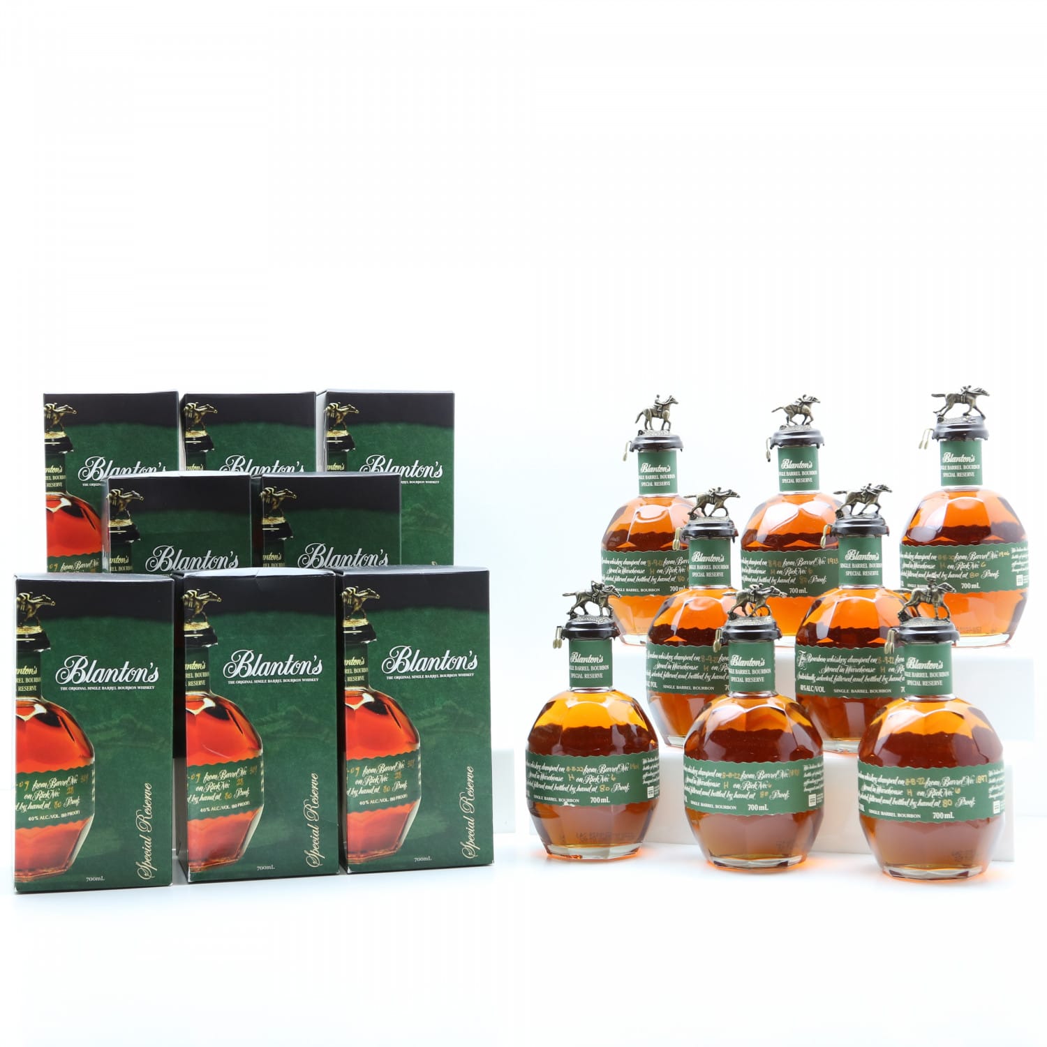 Blanton's Special Reserve Complete Stopper Collection 8 x 70cl | The ...