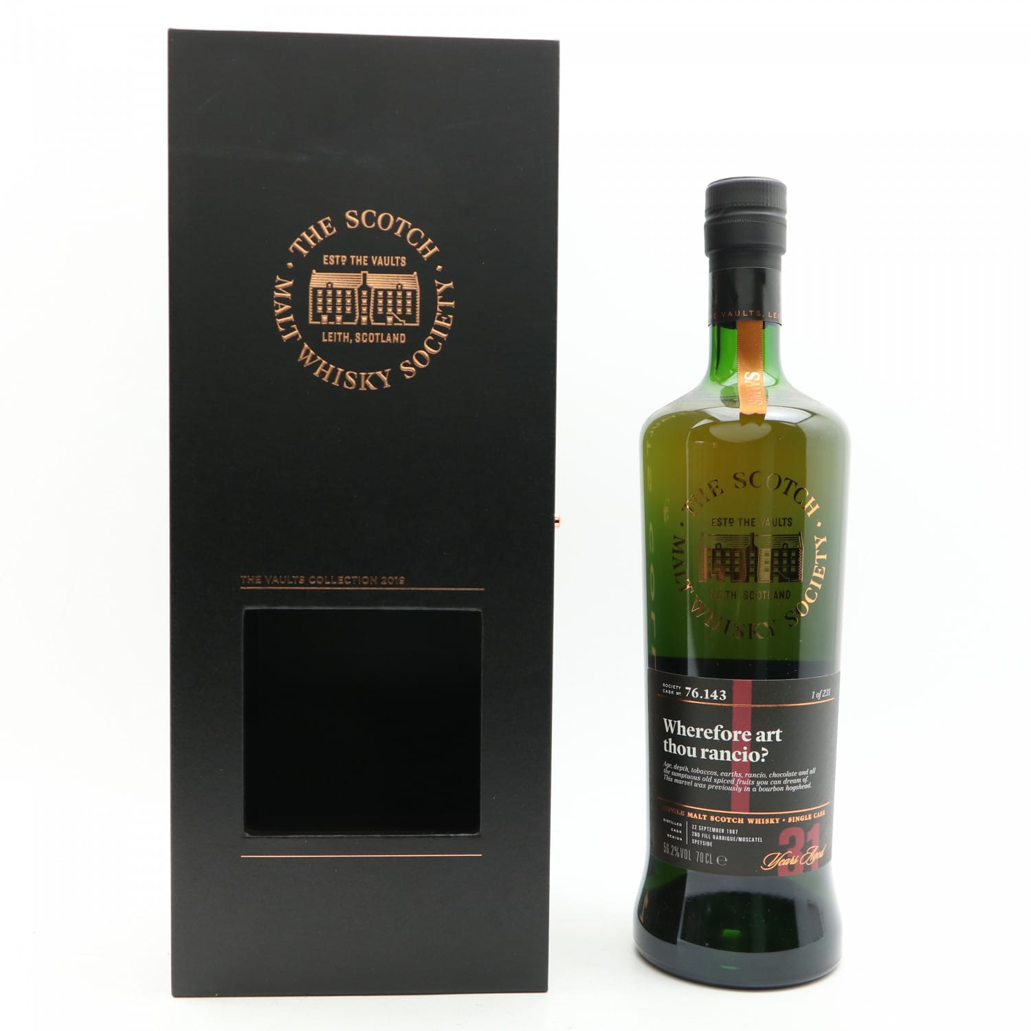 SMWS 76.143 Mortlach 1987 31 Year Old Vaults Collection 2019 | The ...