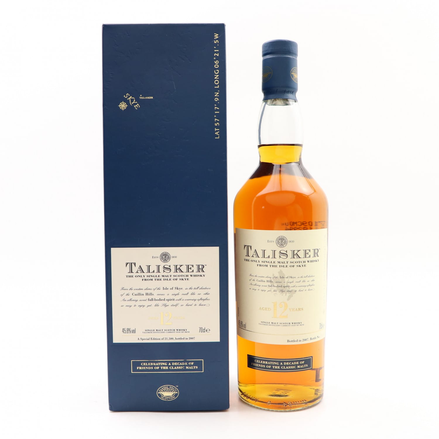 Talisker 12 Year Old Friends of Classic Malt | The 137th Auction ...