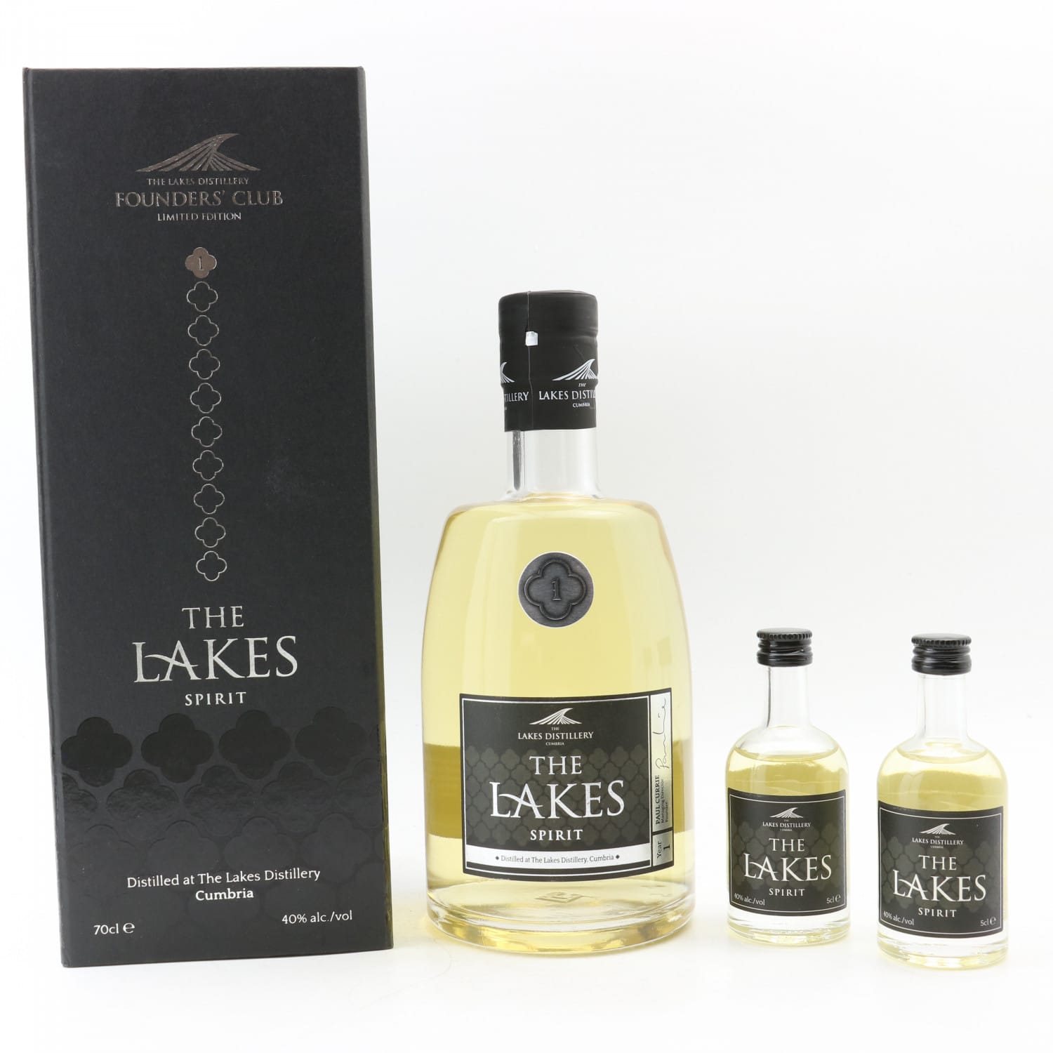 The Lakes Distillery Founders' Club First Release With 2 x Matching ...