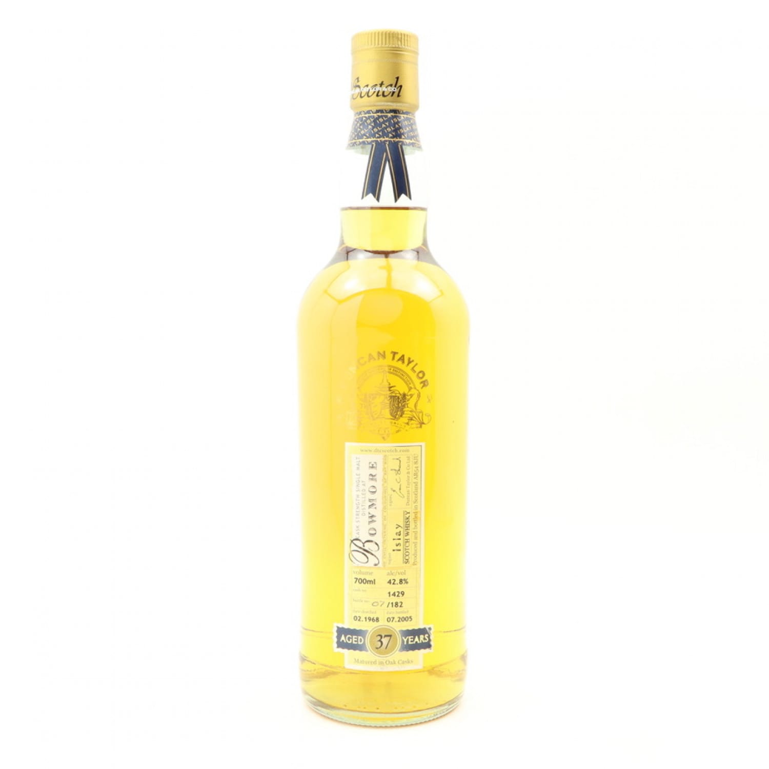 Bowmore 1968 37 Year Old Duncan Taylor | The 146th Auction | Scotch ...