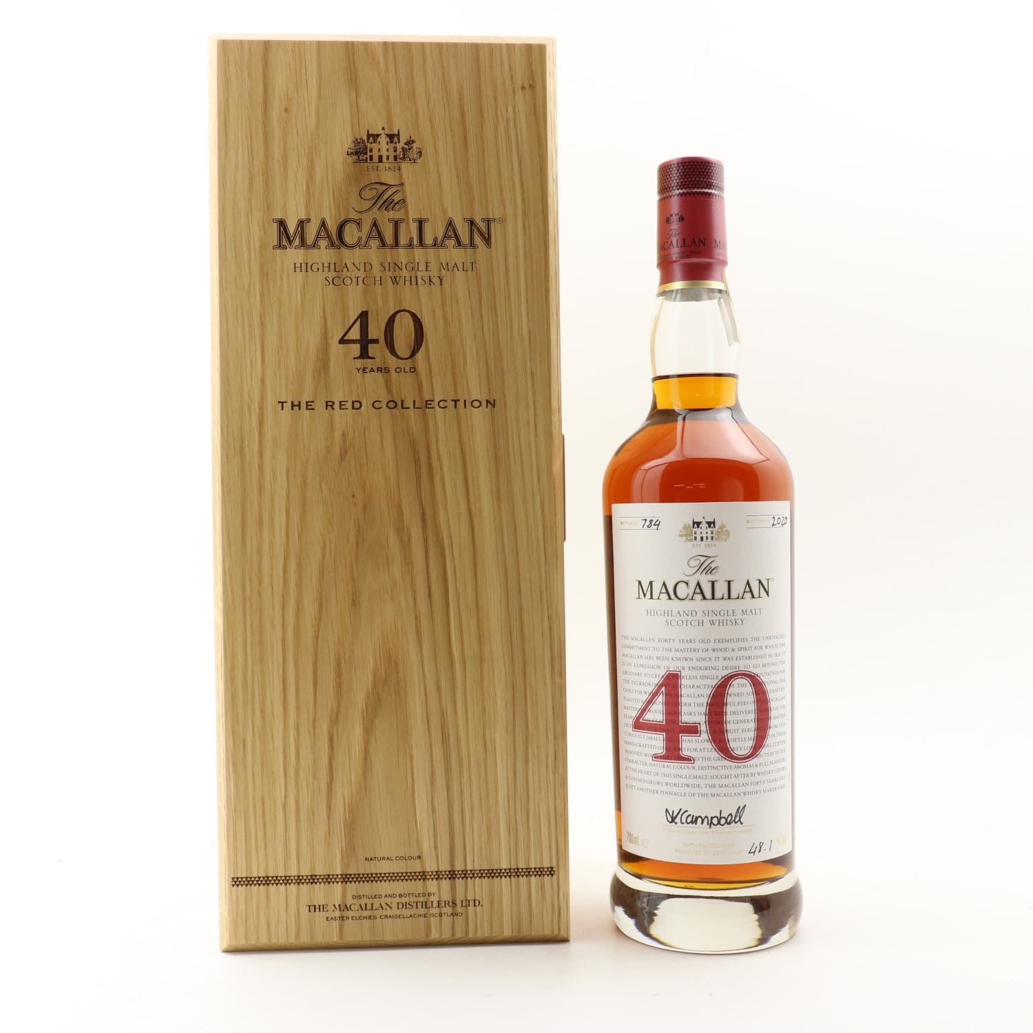 Macallan 40 Year Old The Red Collection | The 170th Auction | Scotch ...