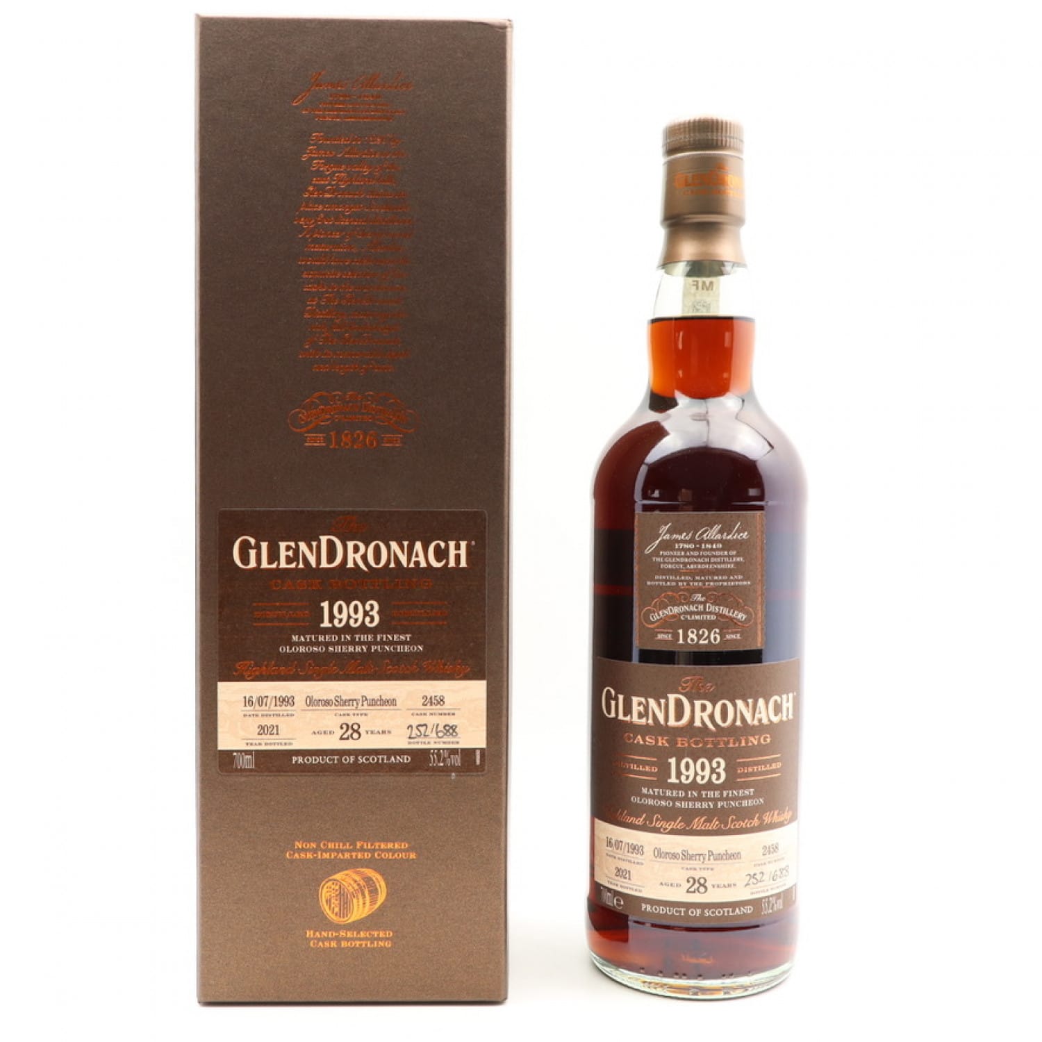 GlenDronach 1993 28 Year Old Single Cask #2458 | The 135th Auction ...