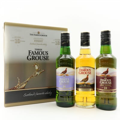 Famous Grouse Collection 3 x 35cl | The 149th Auction | Scotch Whisky ...