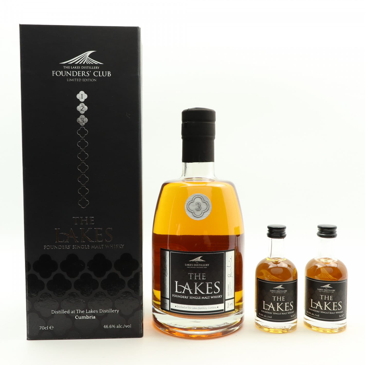 The Lakes Distillery Founders' Club Third Release With 2 x Matching ...