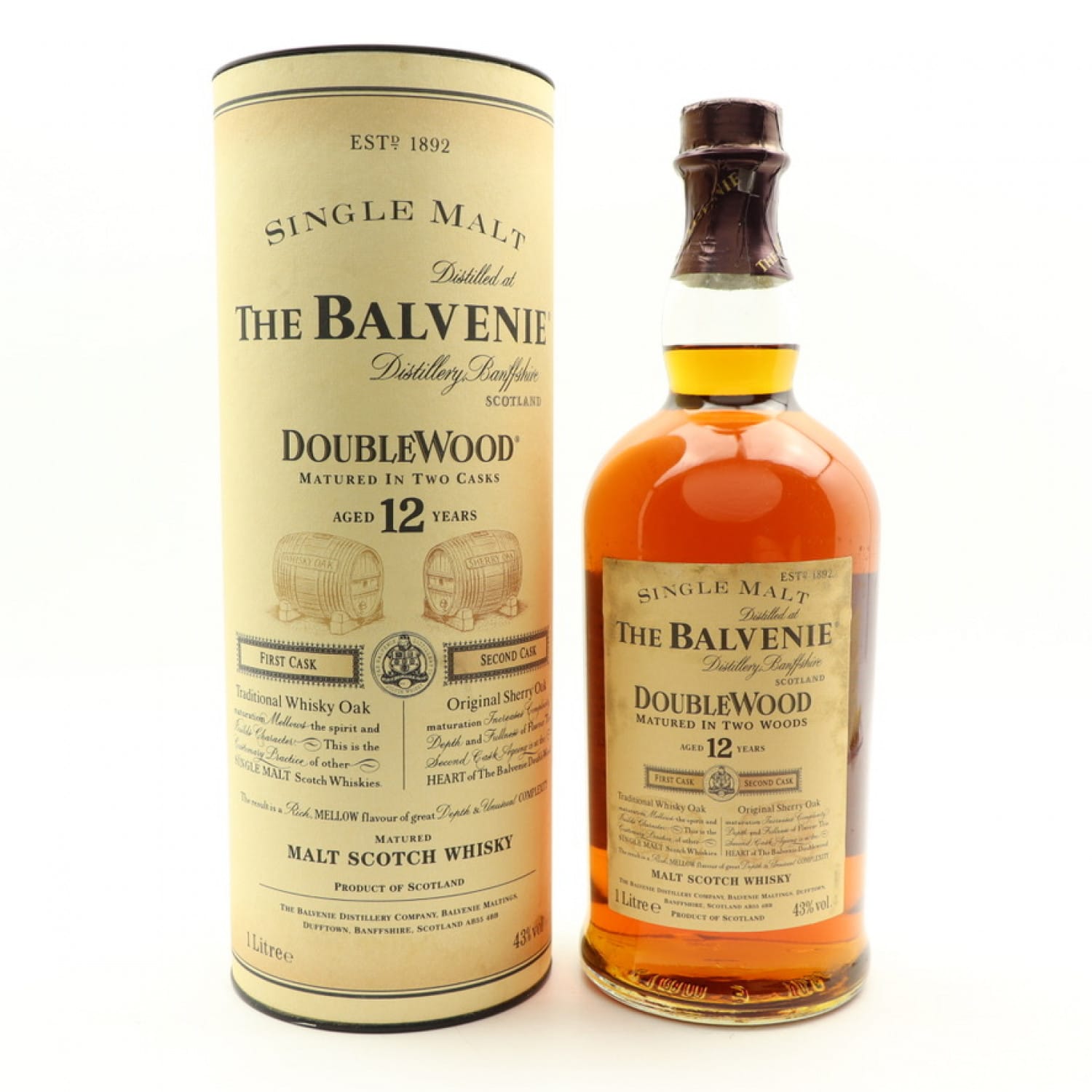 Balvenie 12 Year Old DoubleWood 1L | The 143rd Auction | Scotch Whisky ...