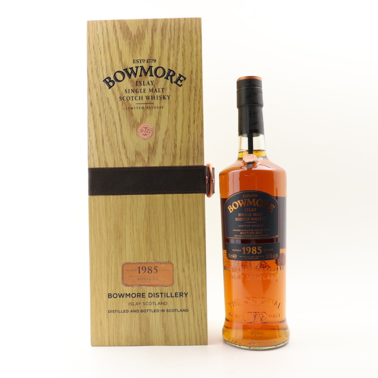 Bowmore 1985 26 Year Old Vintage Release | The 173rd Auction | Scotch ...