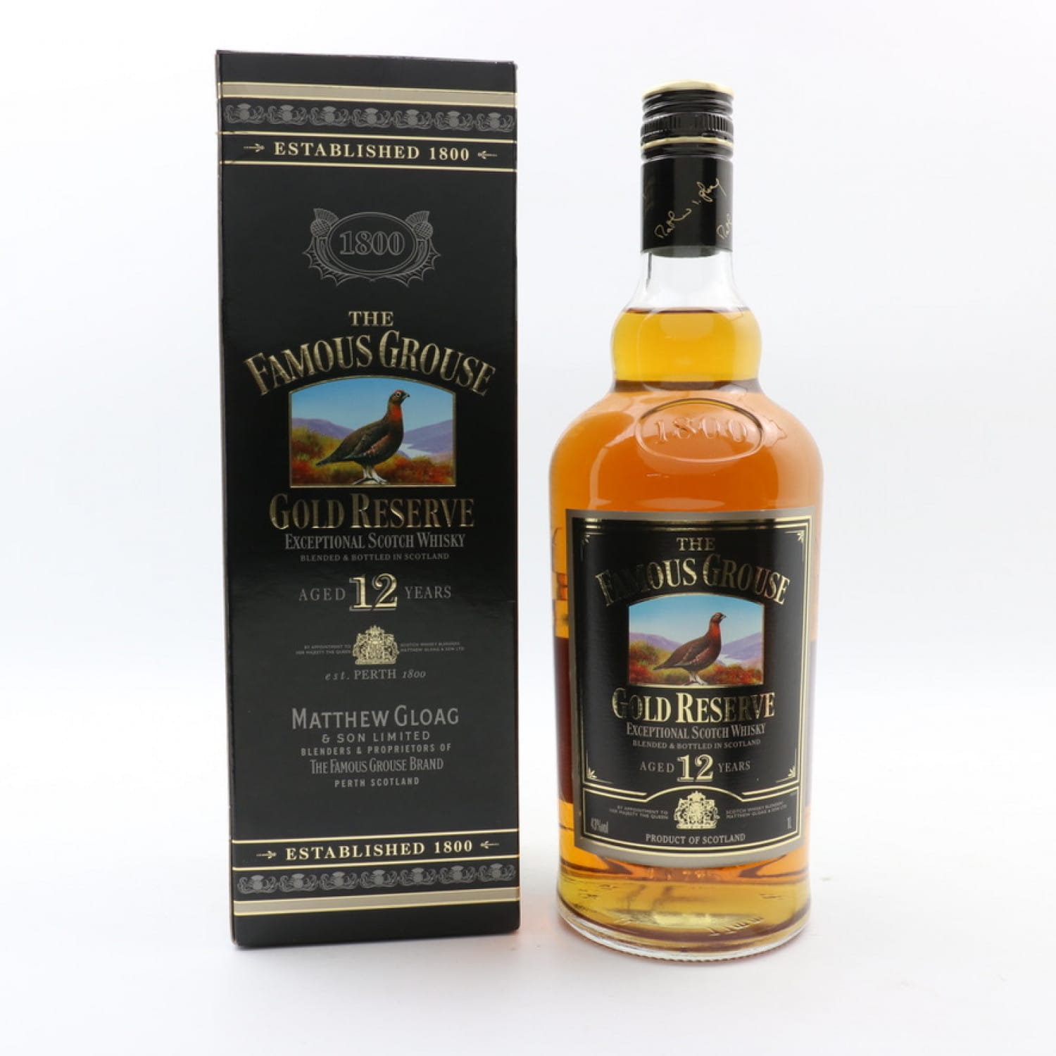 Famous Grouse 12 Year Old Gold Reserve 1L | The 142nd Auction | Scotch ...
