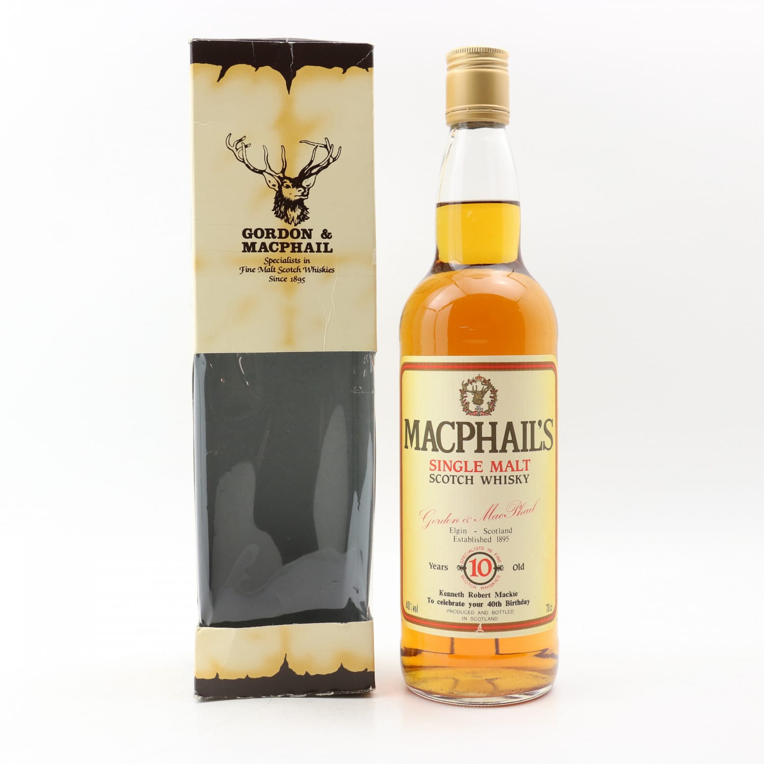 Macphail's 10 Year Old For Kenneth Robert Mackie's 40th Birthday | The ...