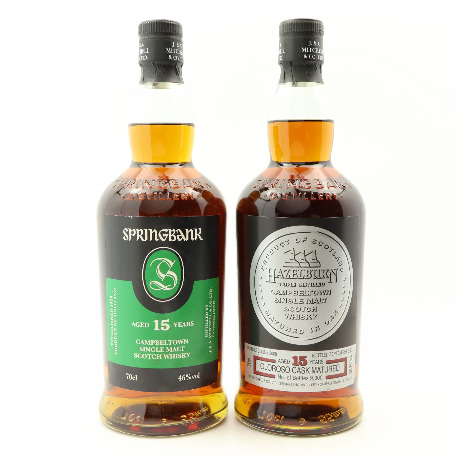 Hazelburn 2008 15 Year Old & Springbank 15 Year Old 2 x 70cl | The ...