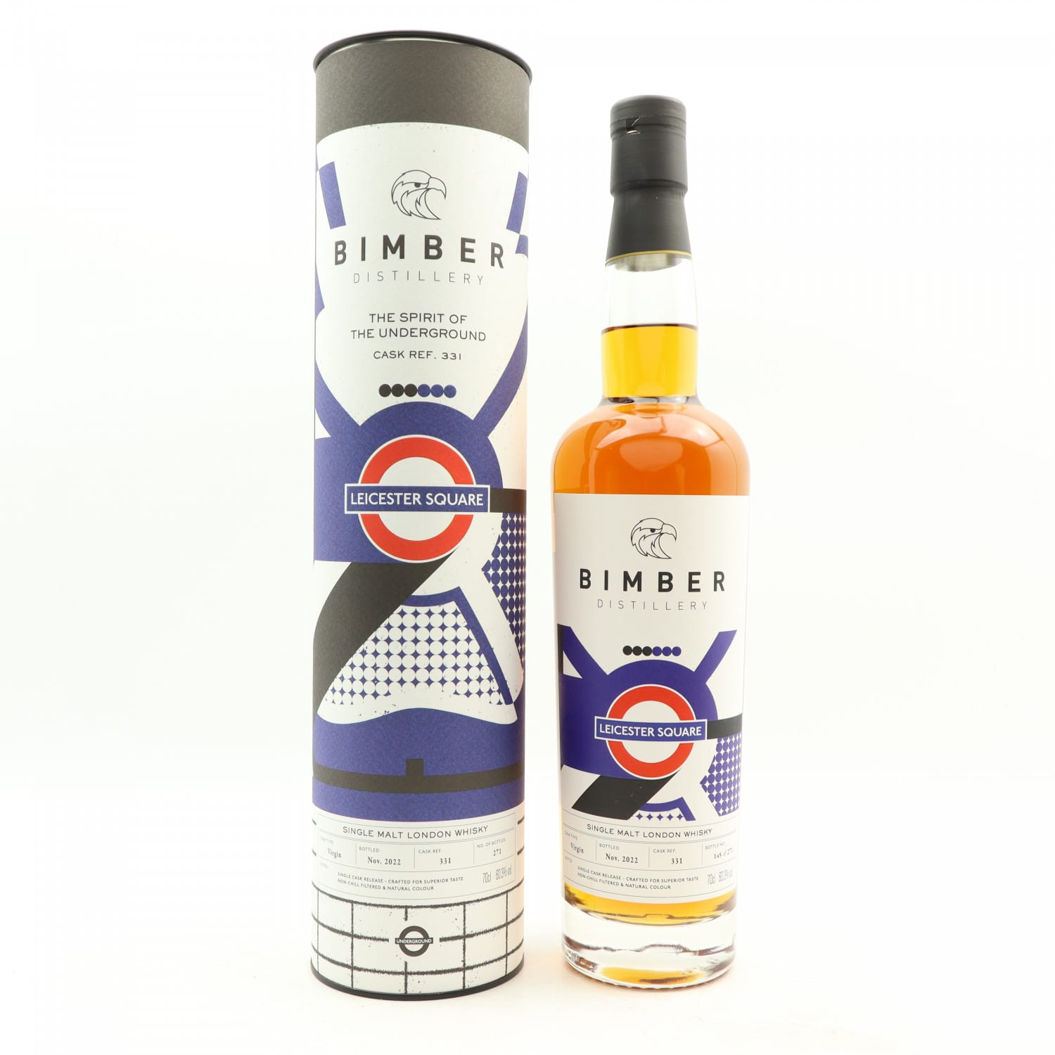 Bimber Single Cask #331 The Spirit Of The Underground Leicester Square ...