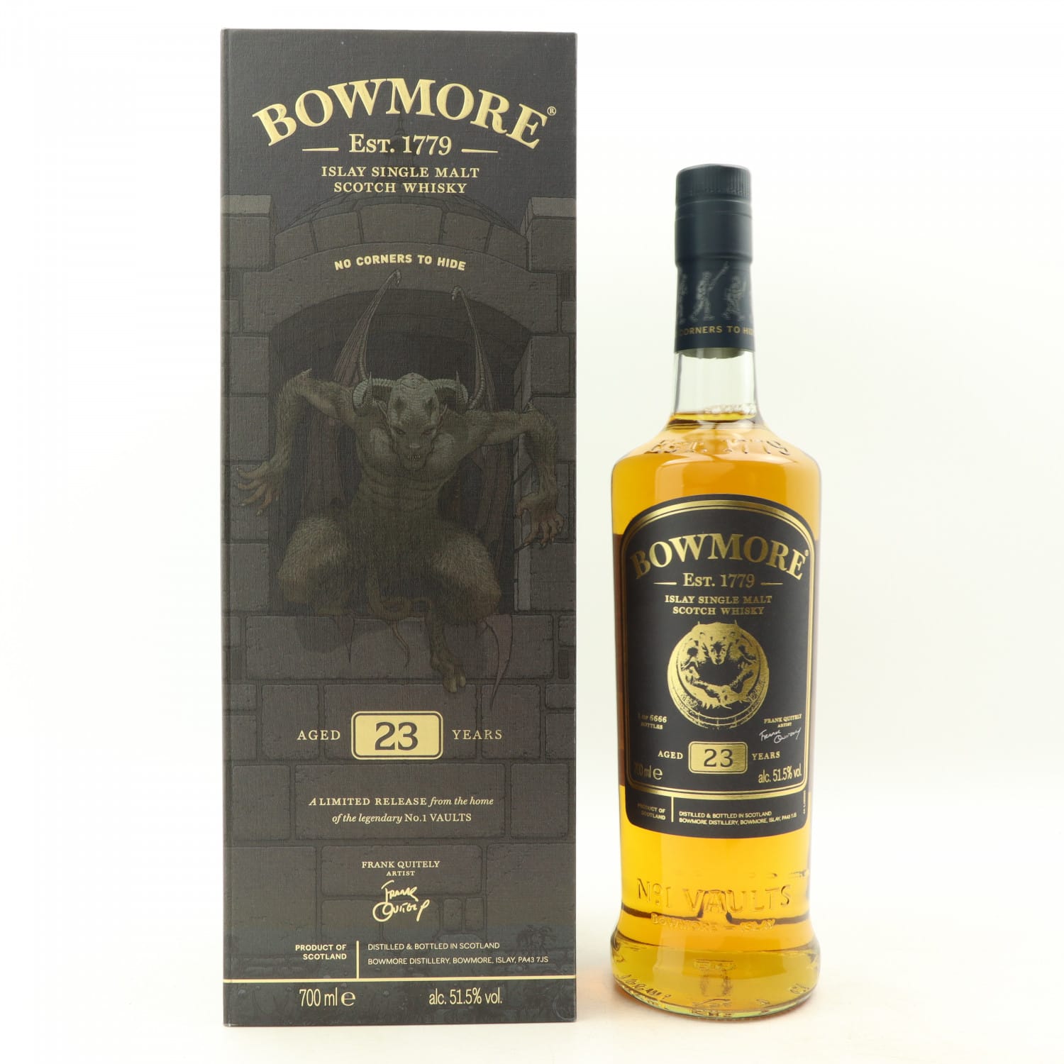 Bowmore 23 Year Old No Corners To Hide | The 150th Auction | Scotch ...
