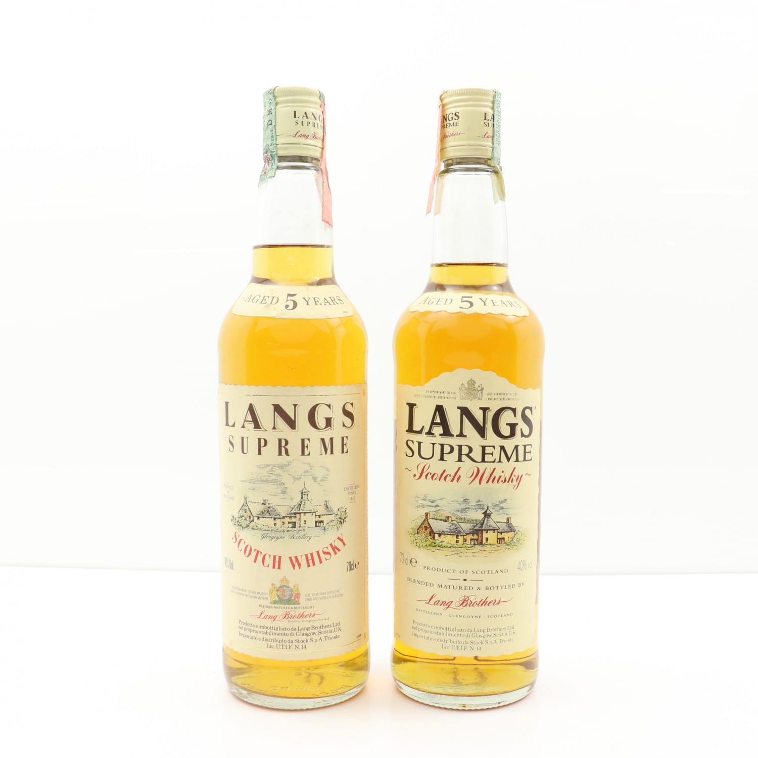 Langs Supreme 5 Year Old 2 x 70cl | The 121st Auction | Scotch Whisky ...