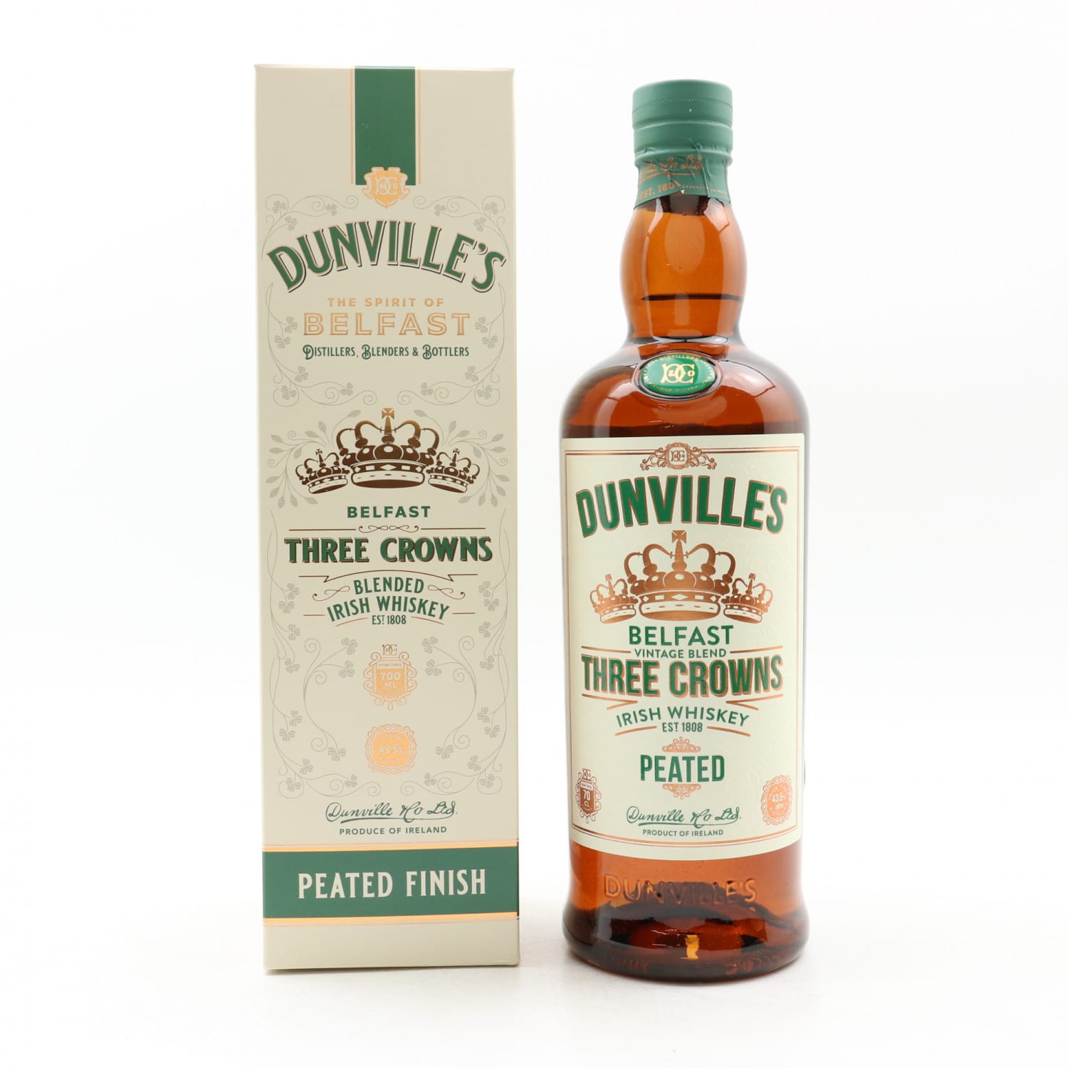 Dunville's Three Crowns Blended Irish Whiskey | The 144th Auction ...