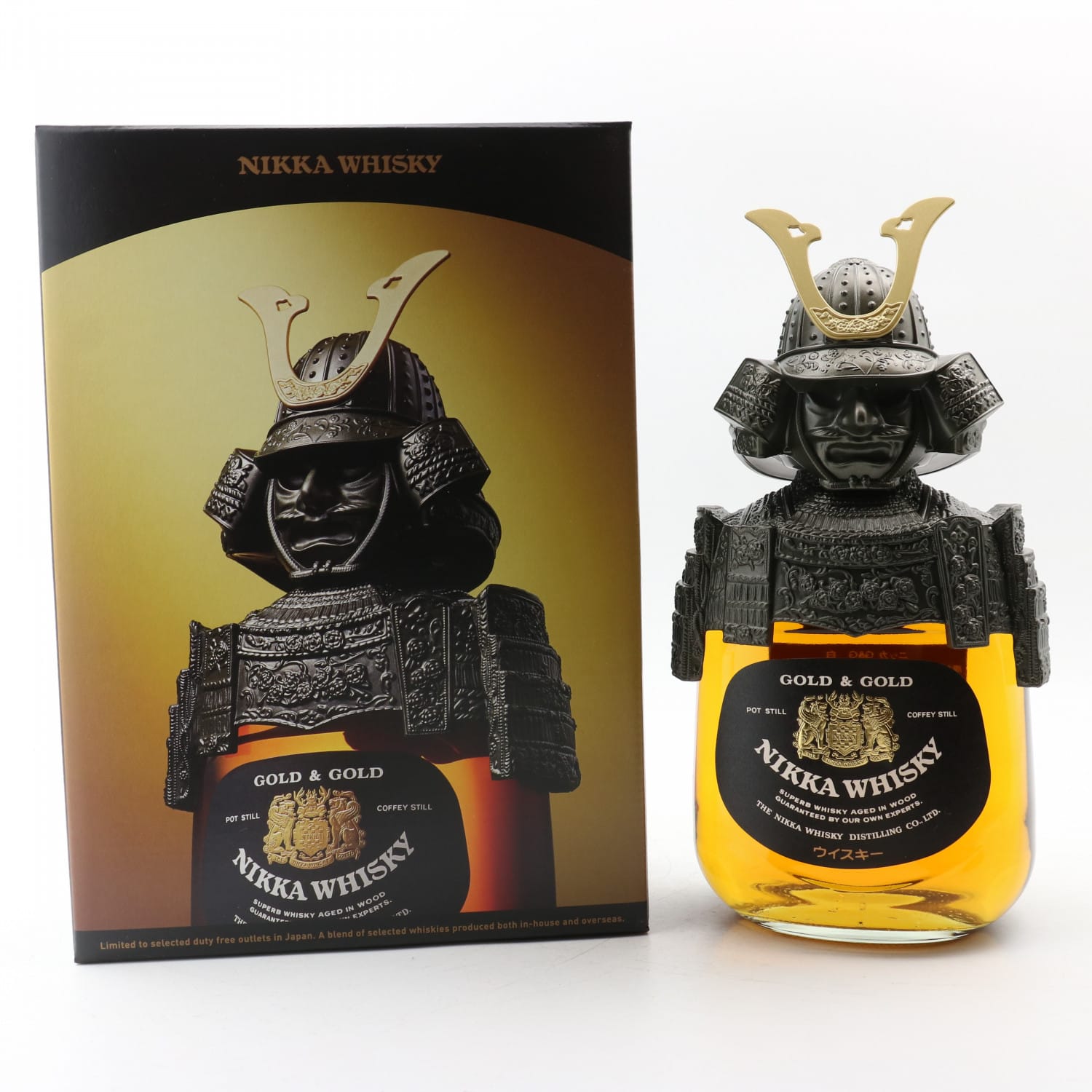 Nikka Gold & Gold Samurai 75cl (Plastic Samurai) | The 160th Auction ...