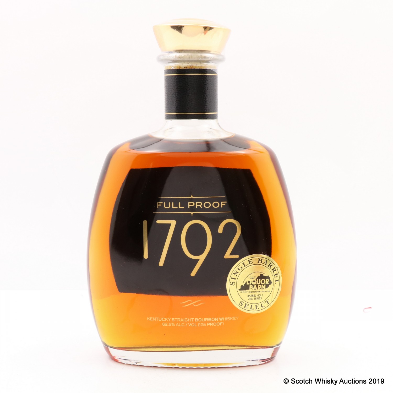 Barton 1792 Full Proof Bourbon 75cl | The 104th Auction | Scotch Whisky ...