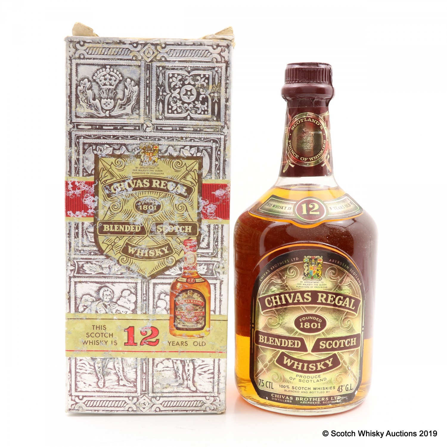 Chivas Regal 12 Year Old 75cl | The 105th Auction | Scotch Whisky Auctions