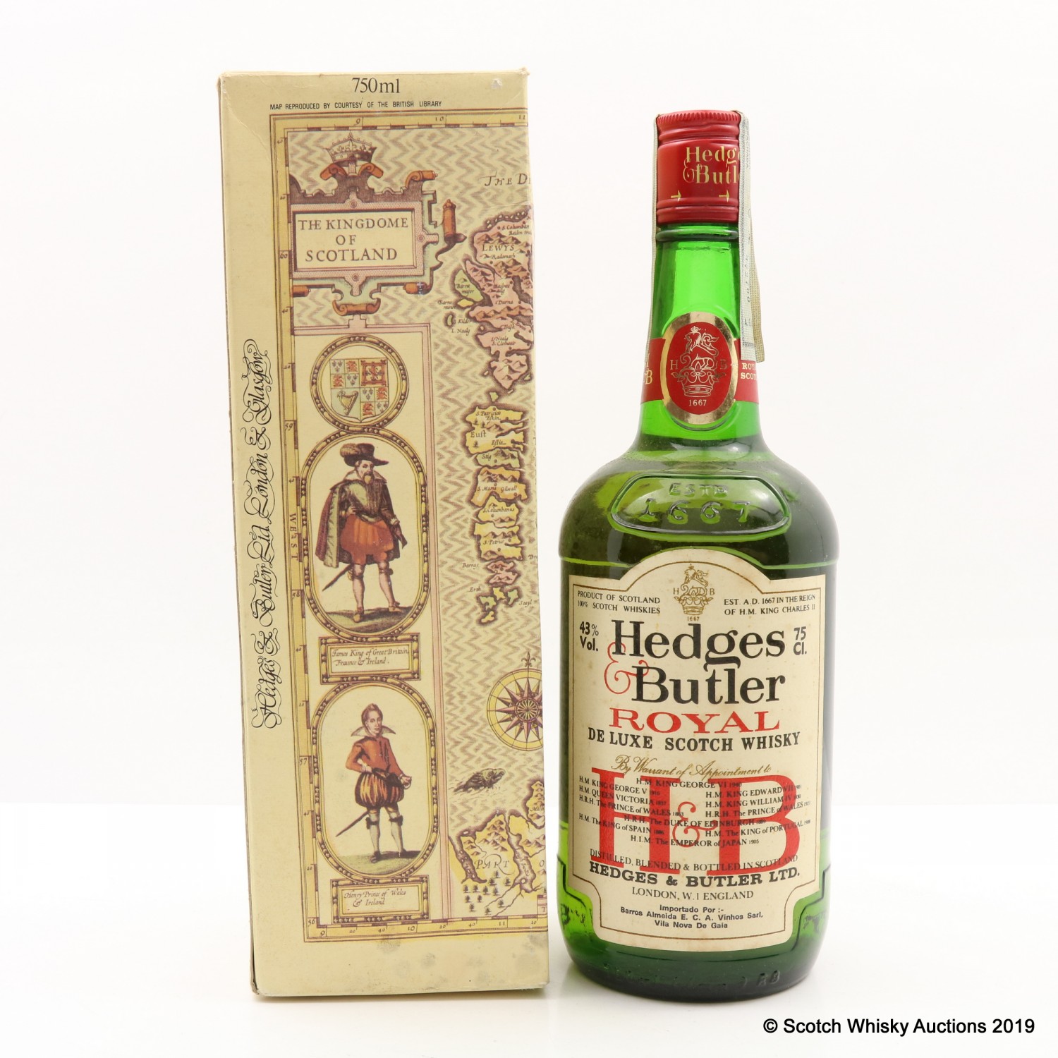 Hedges & Butler Royal 75cl | The 105th Auction | Scotch Whisky Auctions
