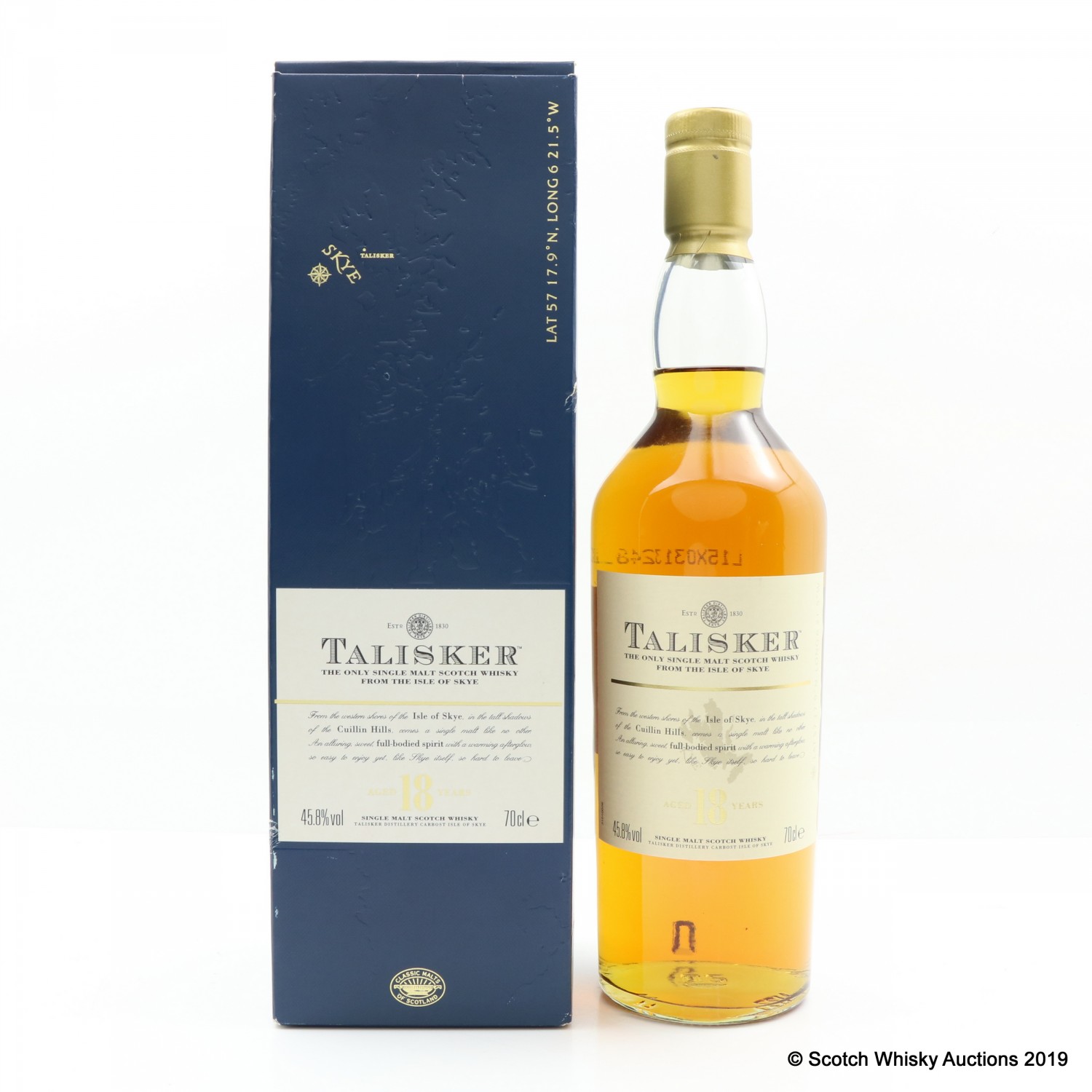 Talisker 18 Year Old | The 105th Auction | Scotch Whisky Auctions