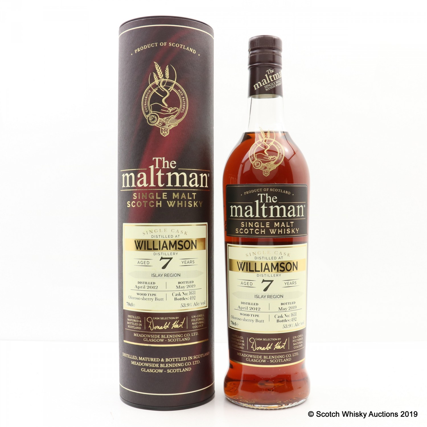 Williamson 2012 7 Year Old The Maltman | The 105th Auction | Scotch ...