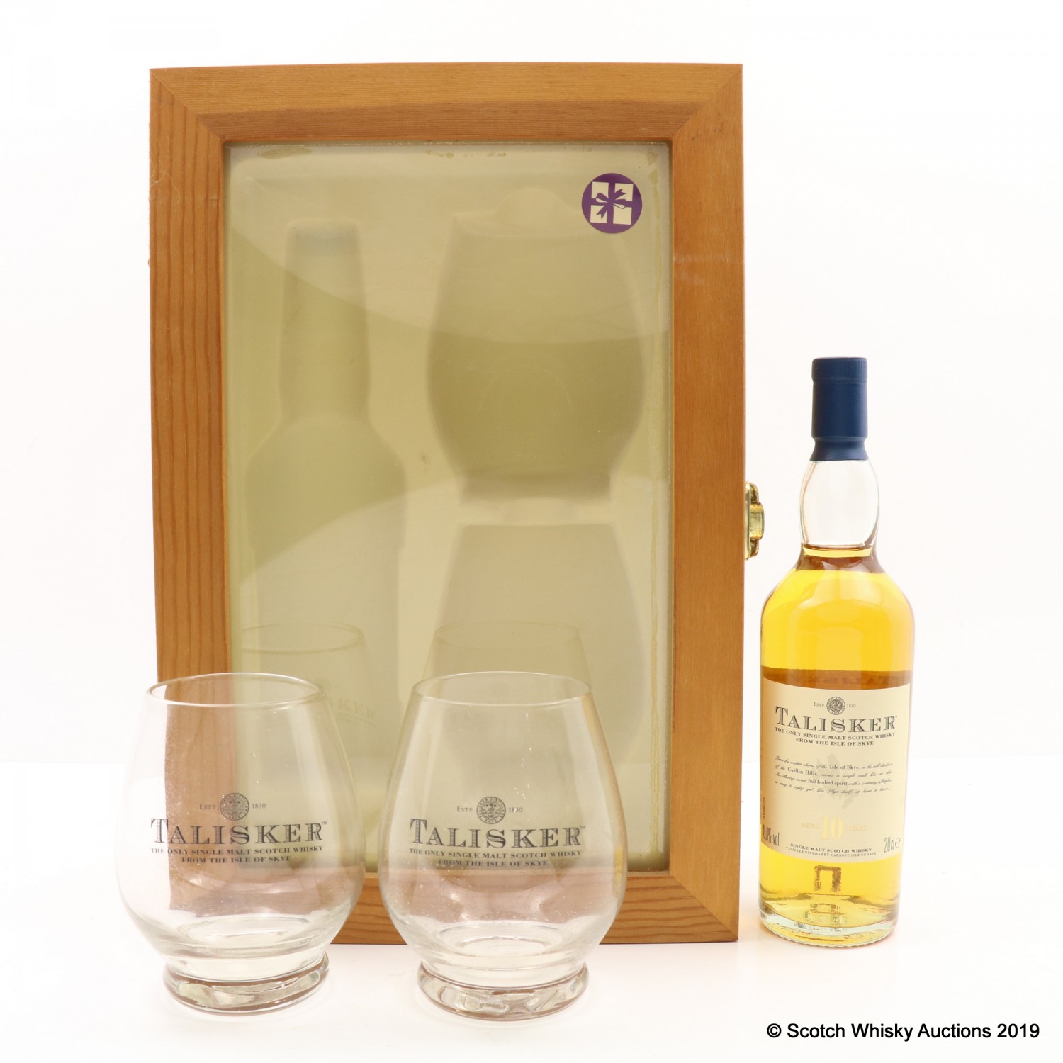 Talisker 10 Year Old 20cl Gift Set with Glasses | The 105th Auction ...