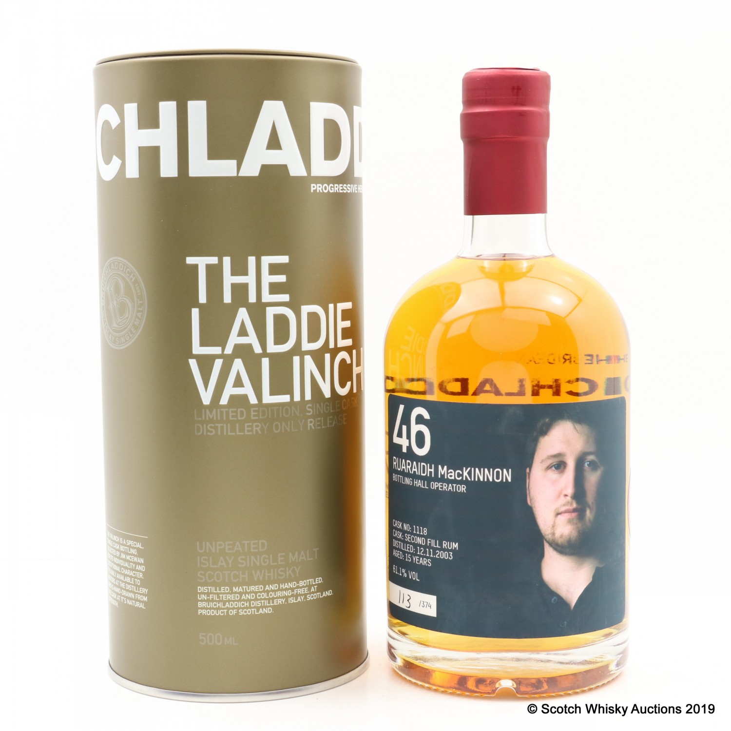 Bruichladdich Valinch 46 Ruaraidh MacKinnon 50cl | The 105th Auction ...