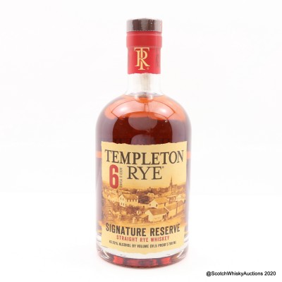 Templeton 6 Year Old Signature Reserve Rye | The 106th Auction | Scotch ...