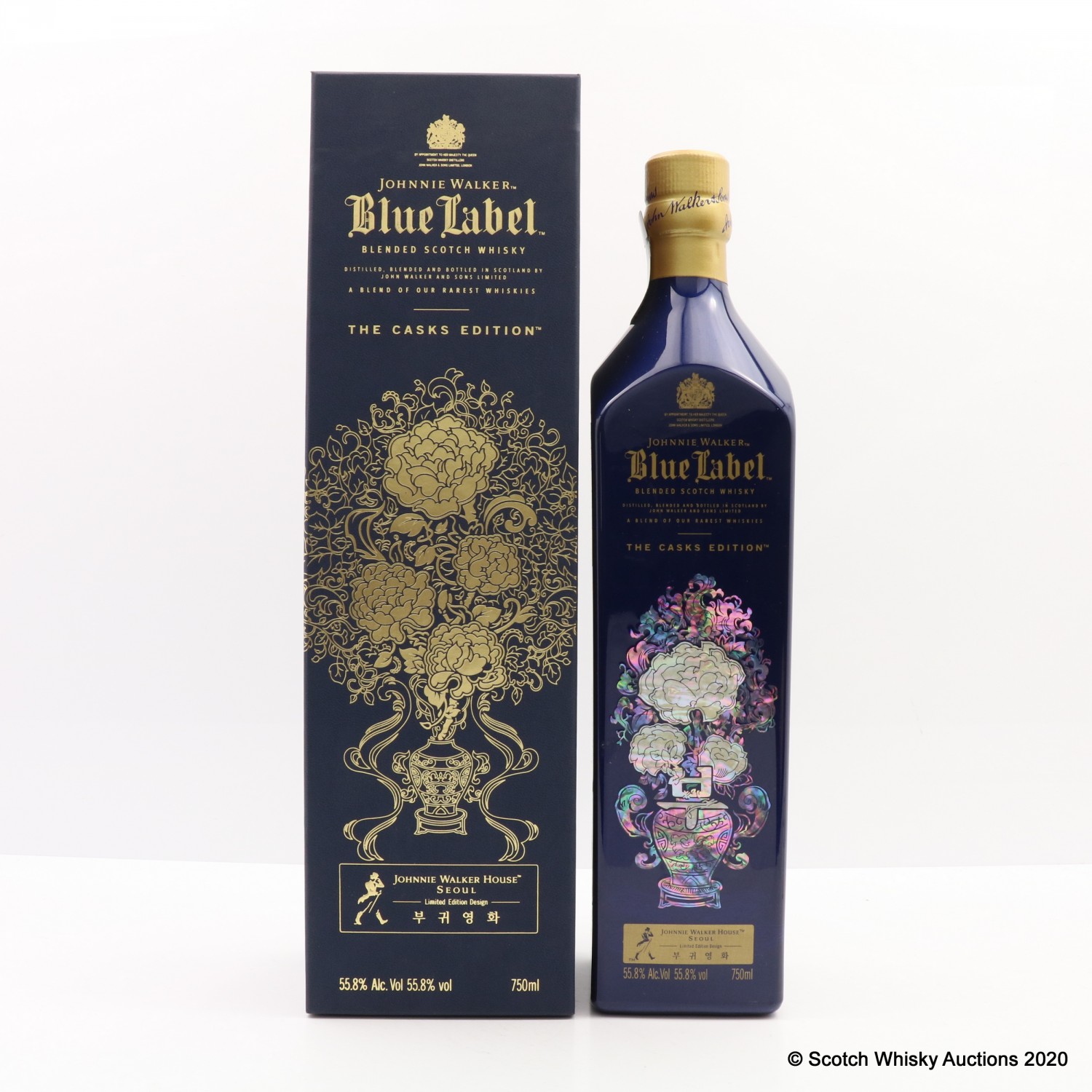 Johnnie Walker Blue Label Casks Edition Seoul Bu Gwi Yeong Hwa 75cl ...