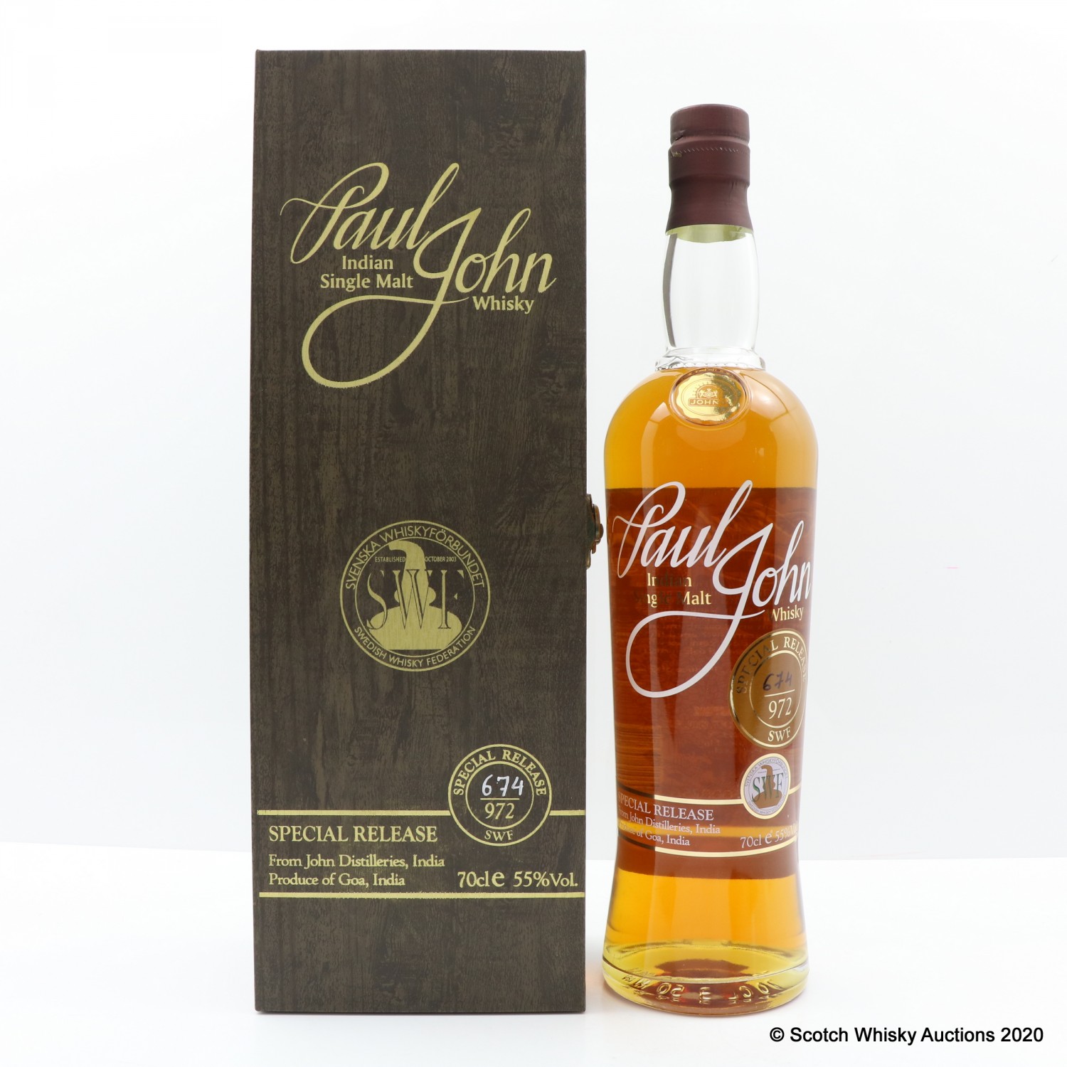 Paul John 2013 Special Release SWF | The 106th Auction | Scotch Whisky ...