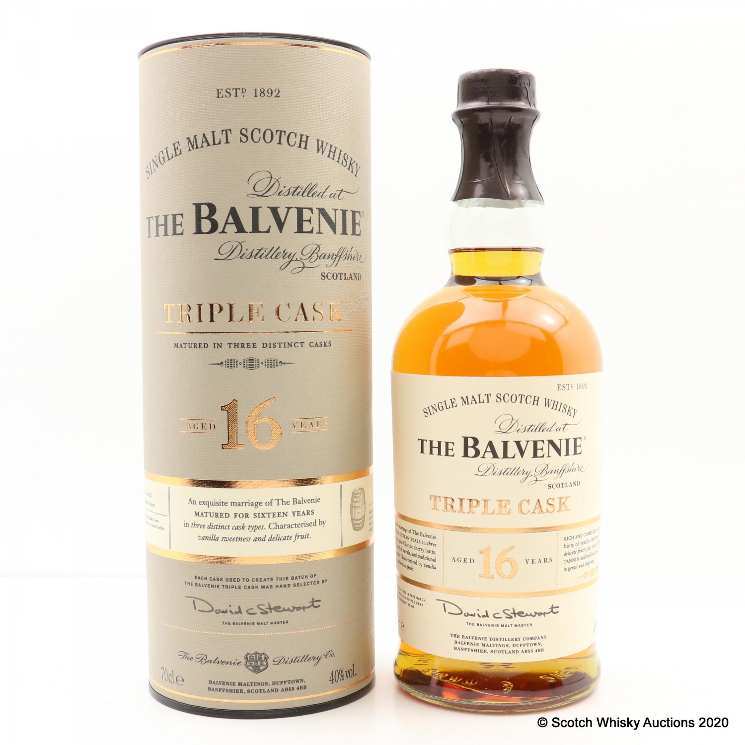 Balvenie 16 Year Old Triple Cask | The 106th Auction | Scotch Whisky ...
