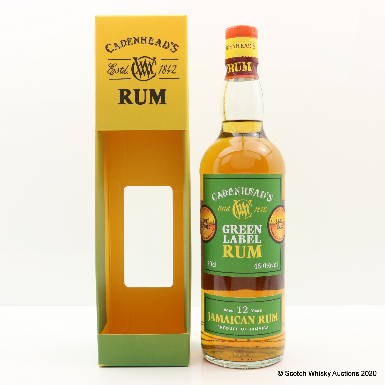 Cadenhead's 12 Year Old Green Label Jamaican Rum | The 107th Auction ...