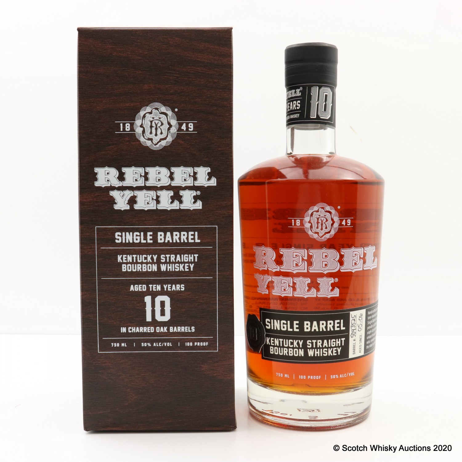 Rebel Yell 10 Year Old Single Barrel #5043525 75cl | The 107th Auction ...