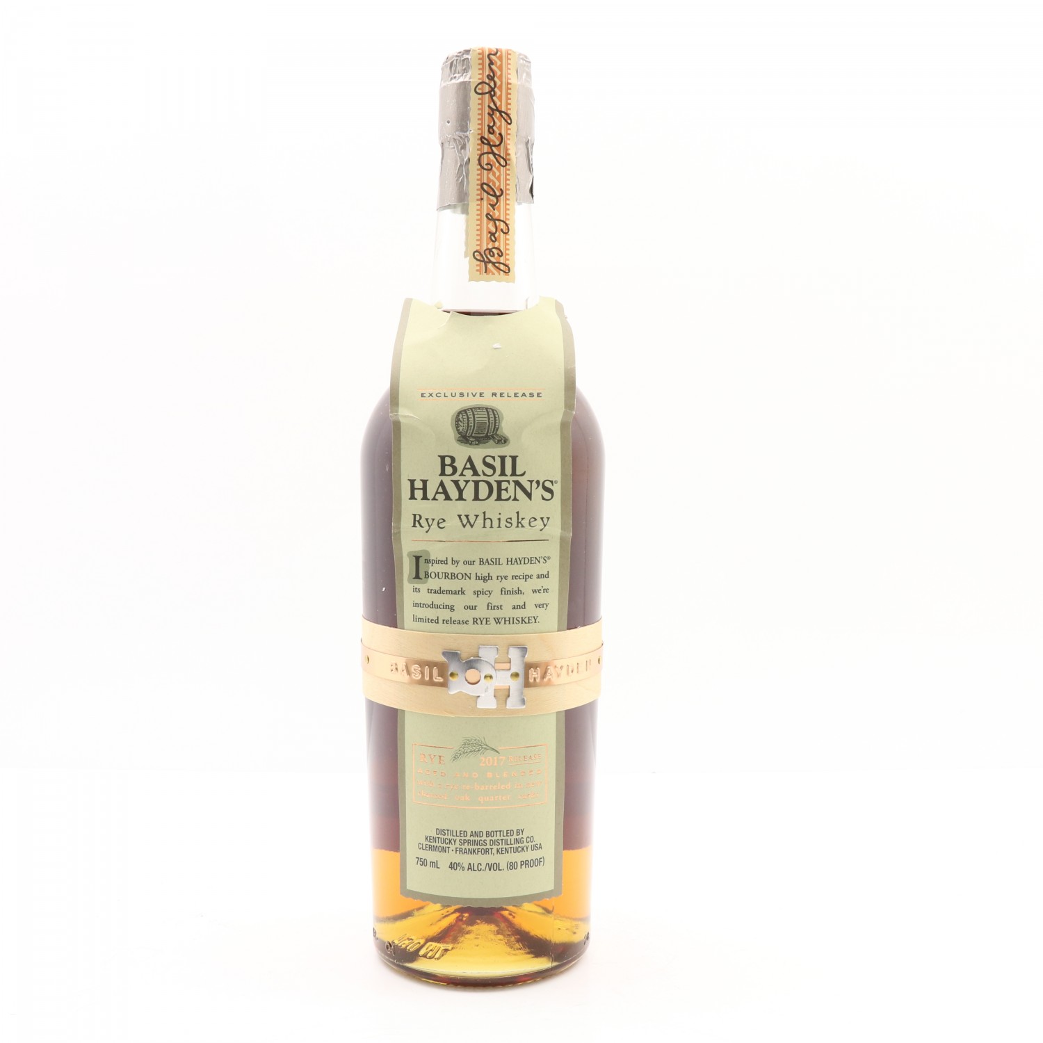 Basil Hayden's Rye 75cl | The 107th Auction | Scotch Whisky Auctions