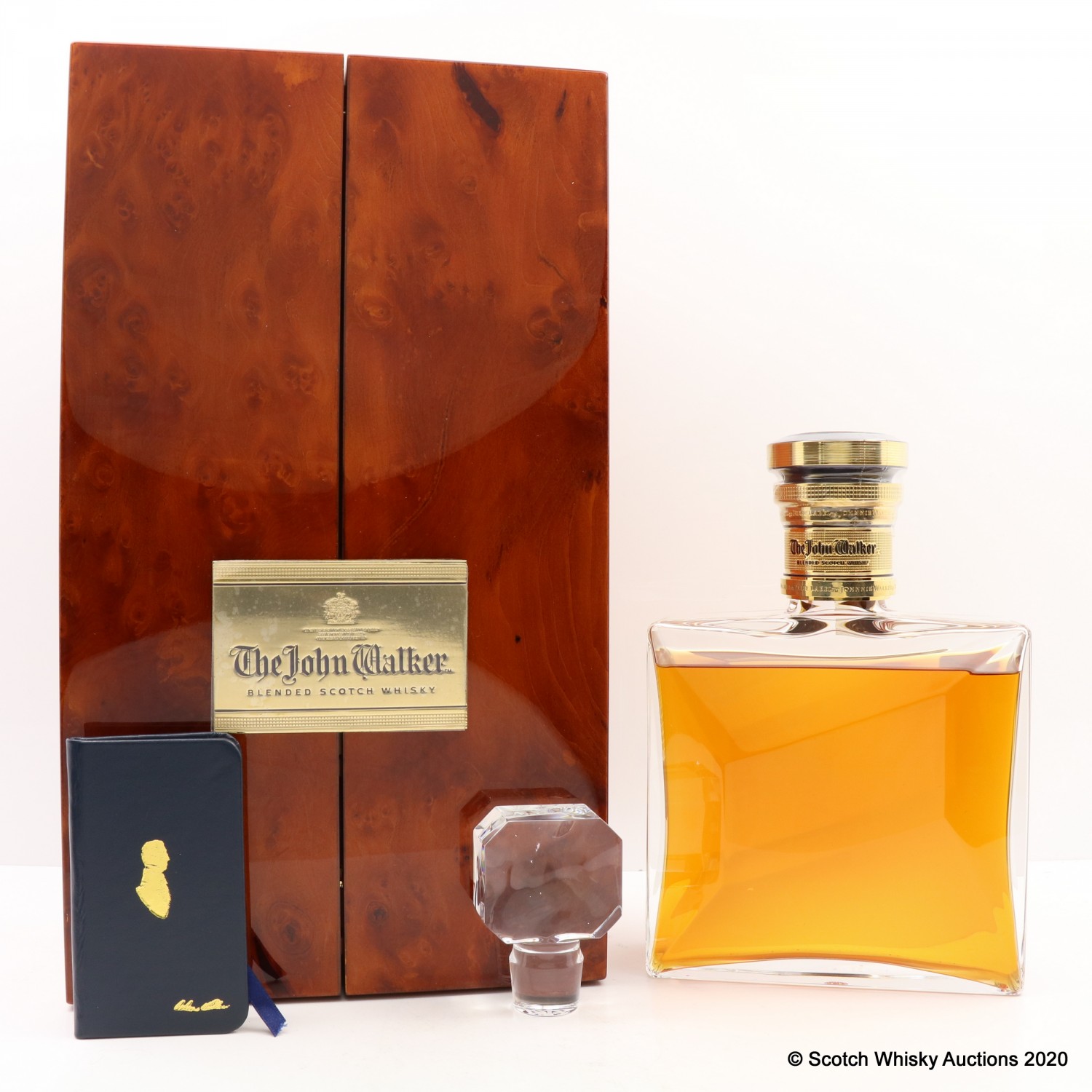 Johnnie Walker Blue Label The John Walker Baccarat Crystal Decanter ...