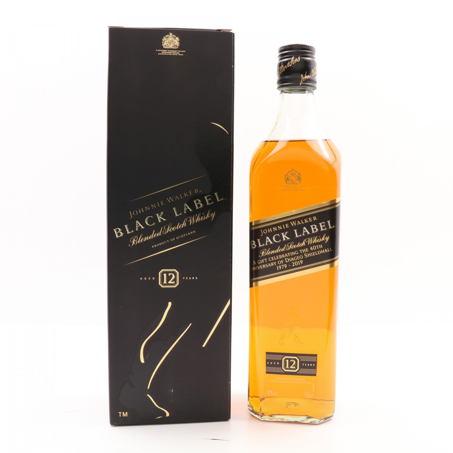 Johnnie Walker 12 Year Old Black Label 40th Anniversary Of Diageo ...