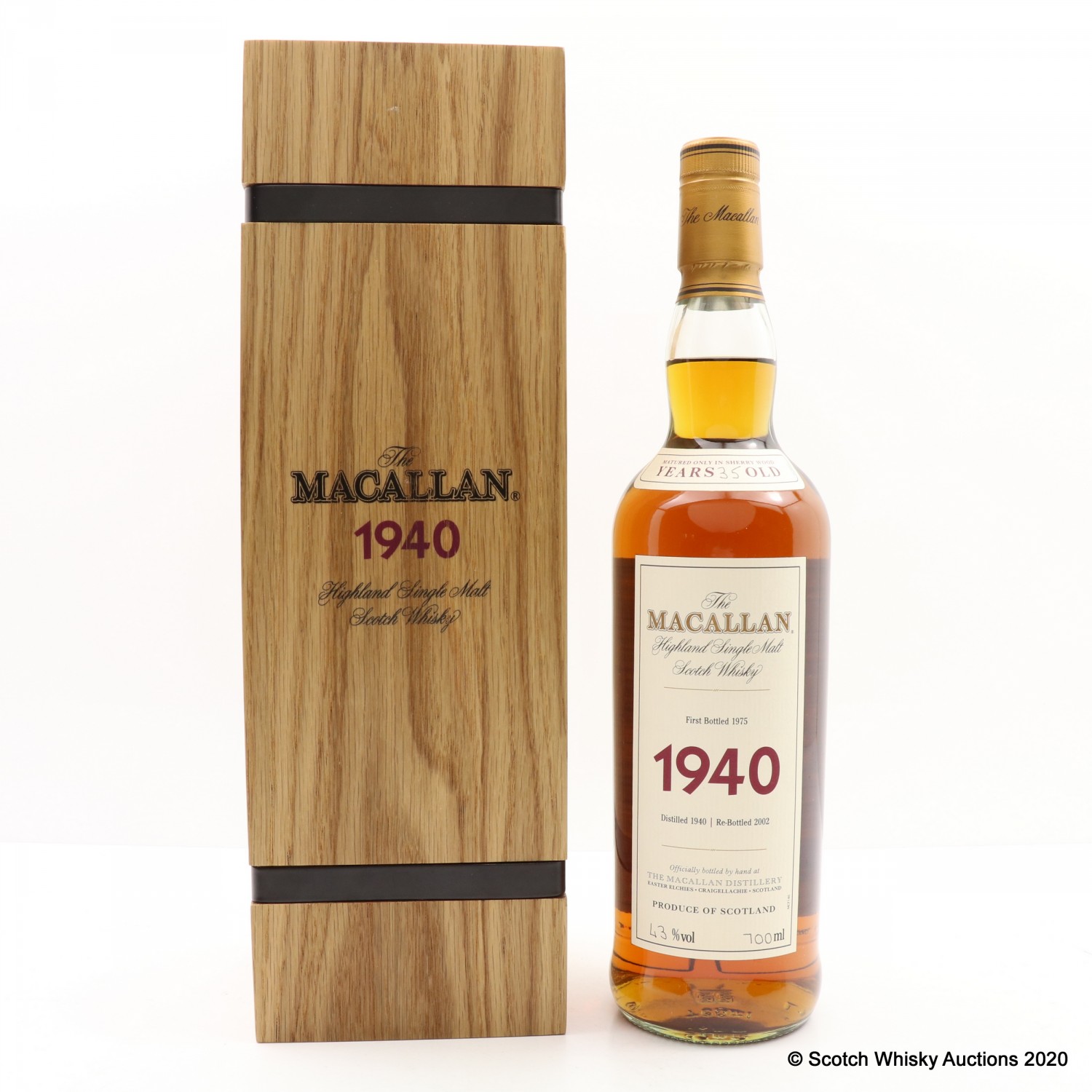 Macallan 1940 35 Year Old Fine & Rare | The 107th Auction | Scotch ...