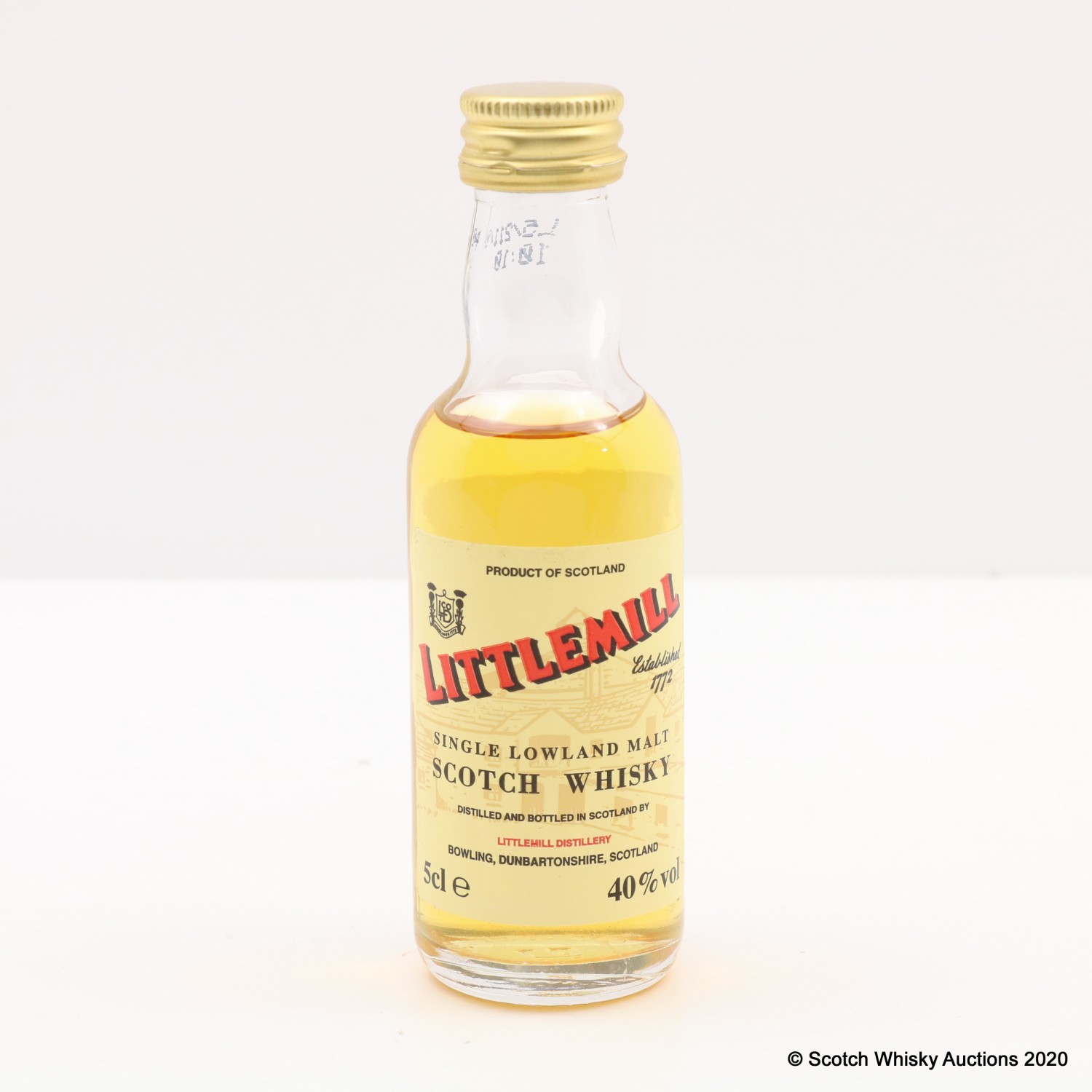 Littlemill Mini 5cl | The 108th Auction | Scotch Whisky Auctions