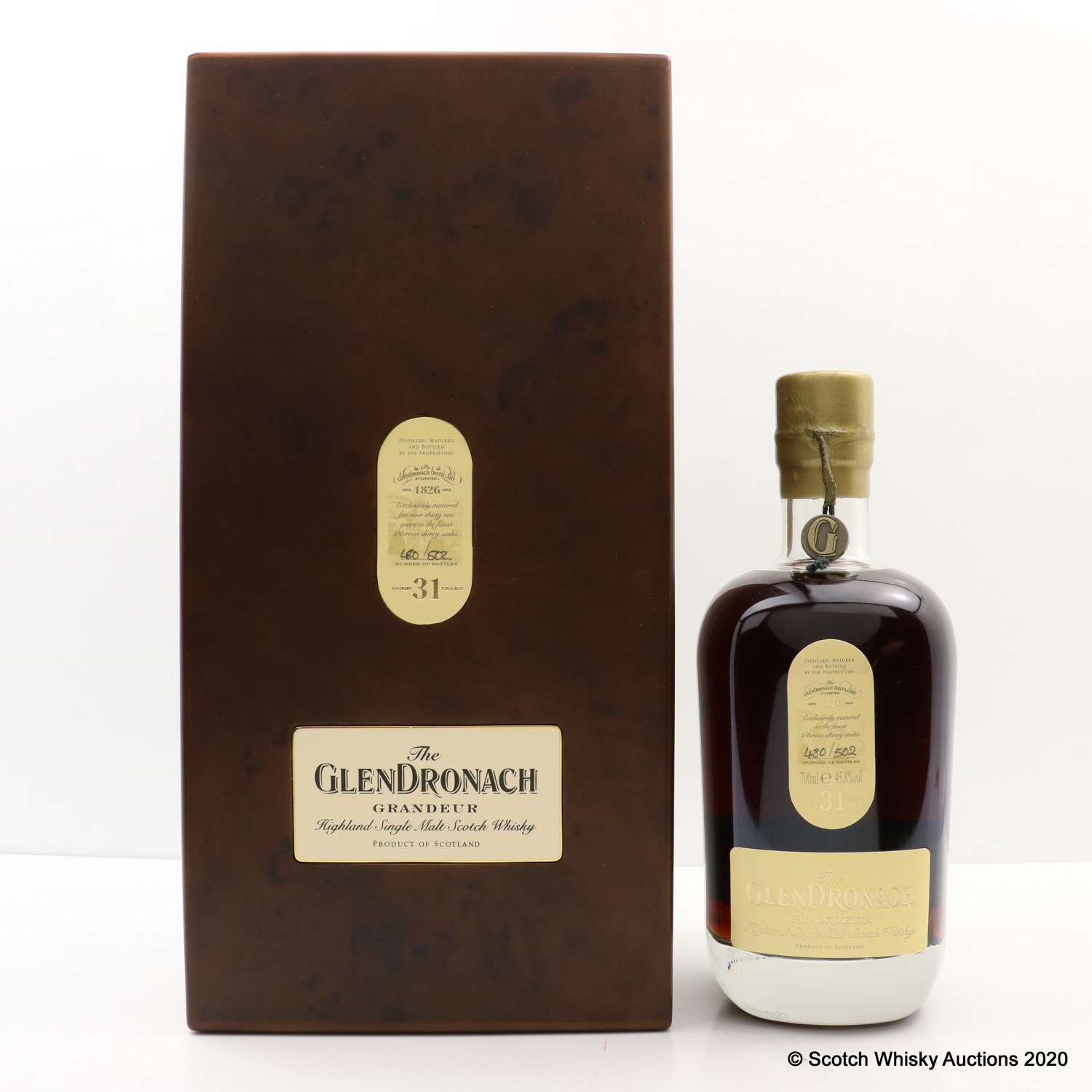 GlenDronach Grandeur 31 Year Old Batch #2 | The 108th Auction | Scotch ...