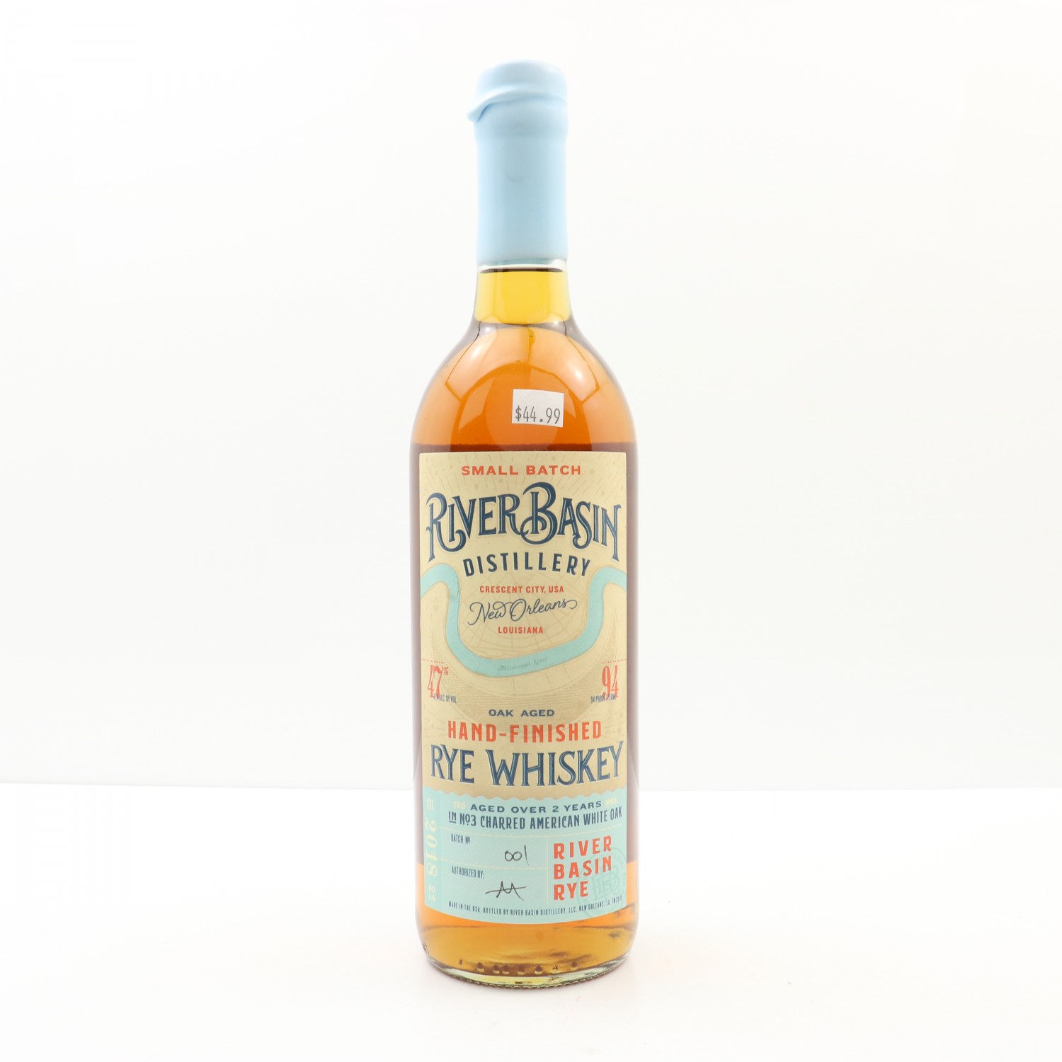 River Basin 2 Year Old Rye Whisky 75cl | The 108th Auction | Scotch ...
