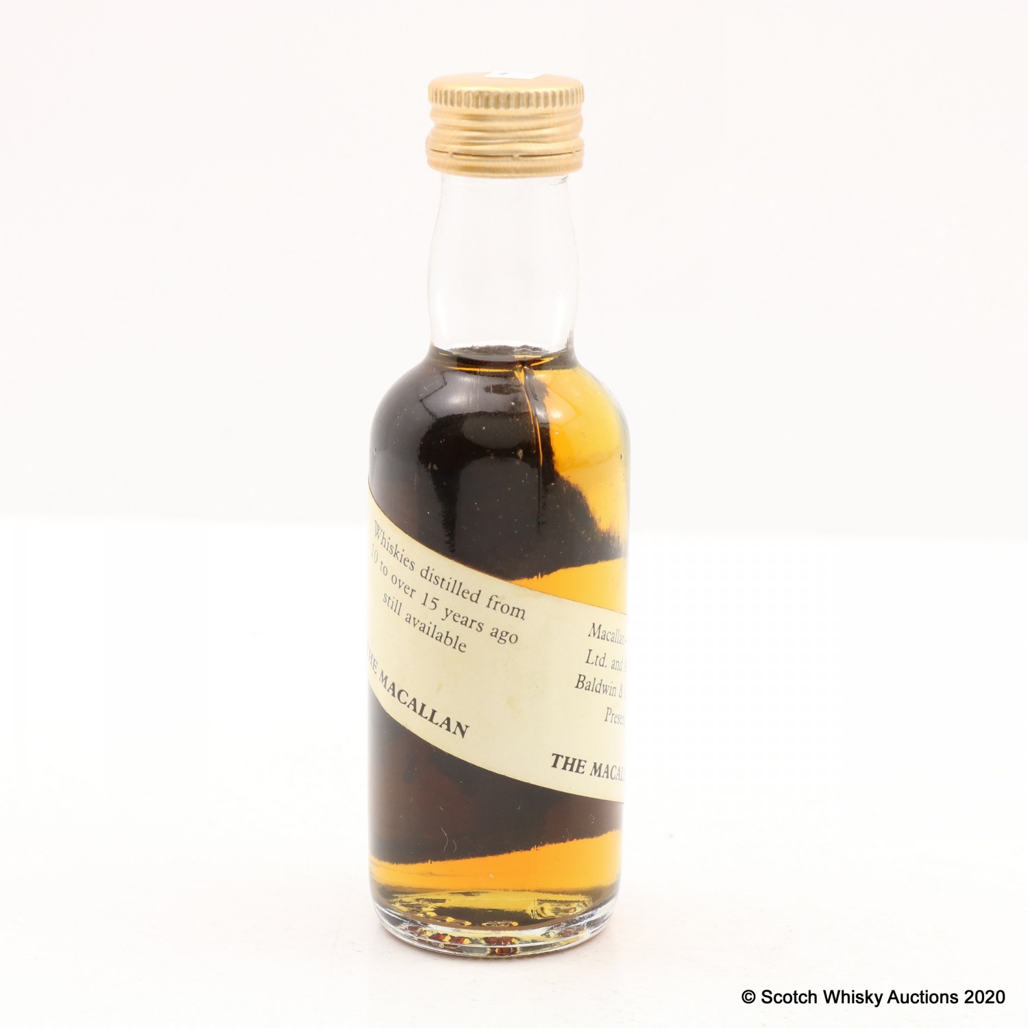Macallan Spiral Label Mini | The 109th Auction | Scotch Whisky Auctions