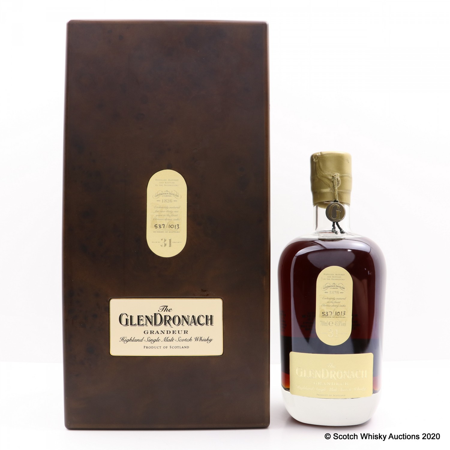 GlenDronach Grandeur 31 Year Old Batch #1 | The 112th Auction | Scotch ...
