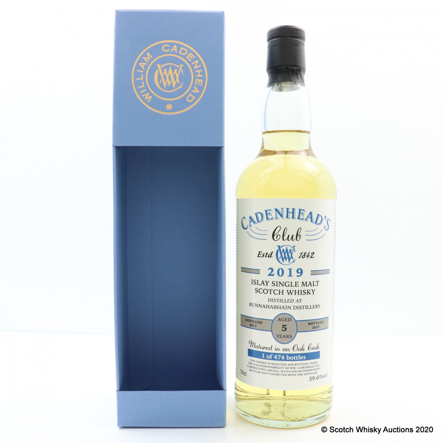 Bunnahabhain 2013 5 Year Old Cadenhead's Club | The 114th Auction ...