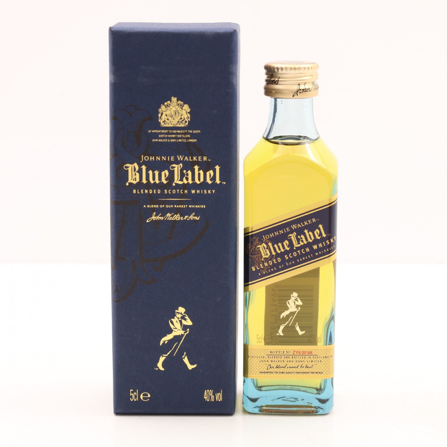 Johnnie Walker Blue Label Mini 5cl | The 114th Auction | Scotch Whisky ...