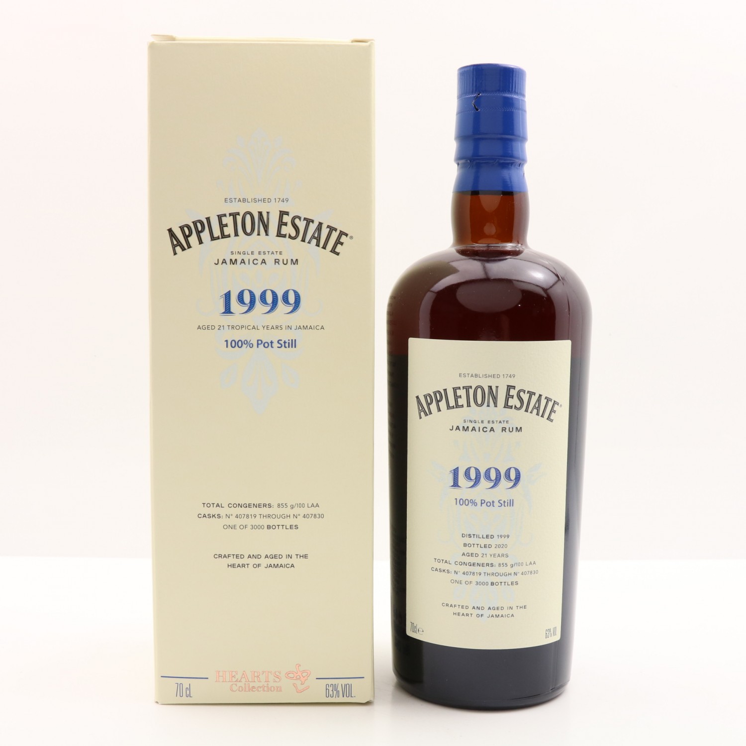 Appleton Estate 1999 21 Year Old Hearts Collection | The 115th Auction ...
