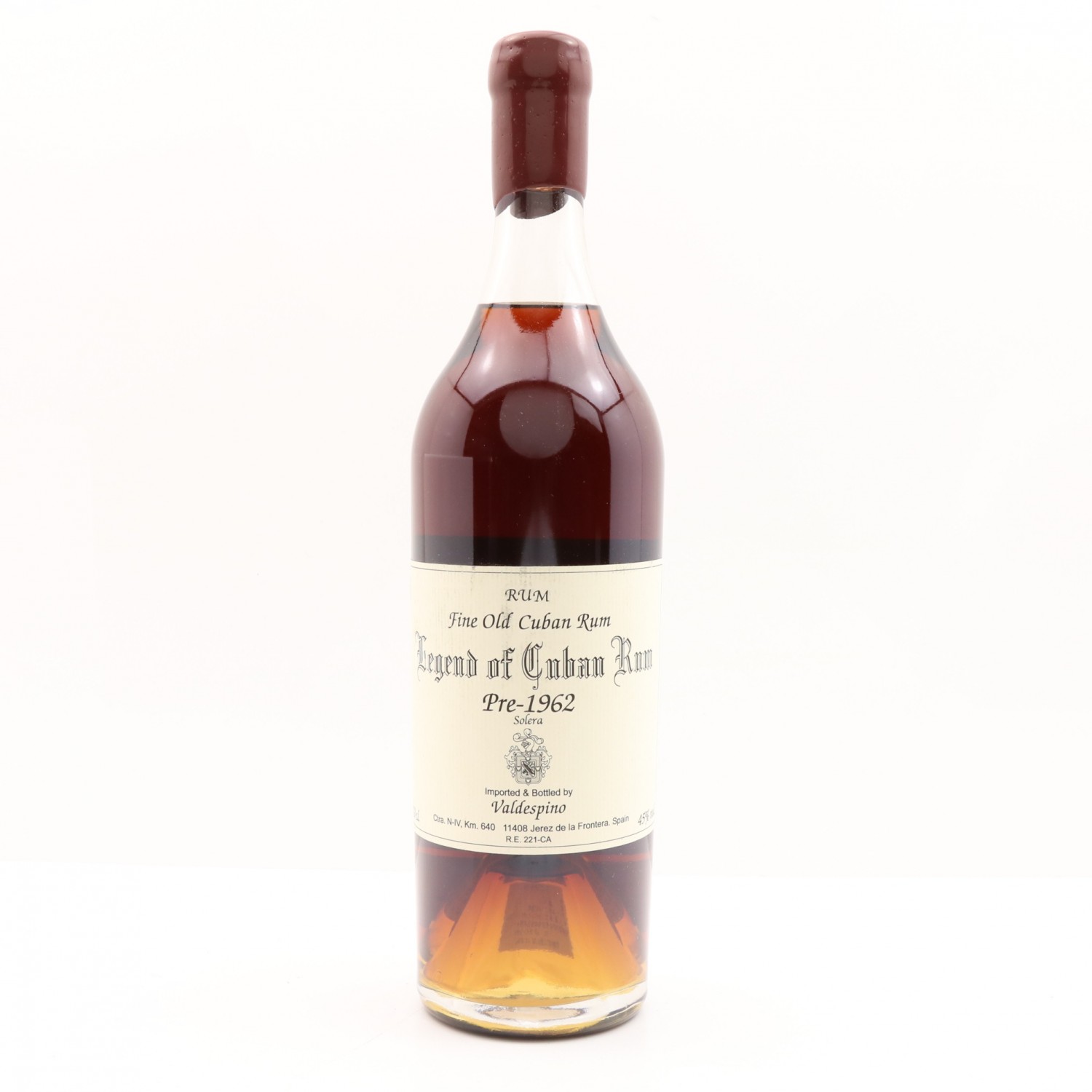 Valdespino Pre-1962 Solera Legend Of Cuban Rum | The 115th Auction ...