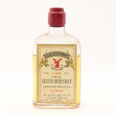 Golden Drop 12 Year Old Irish Whiskey Mini 5cl | The 117th Auction ...